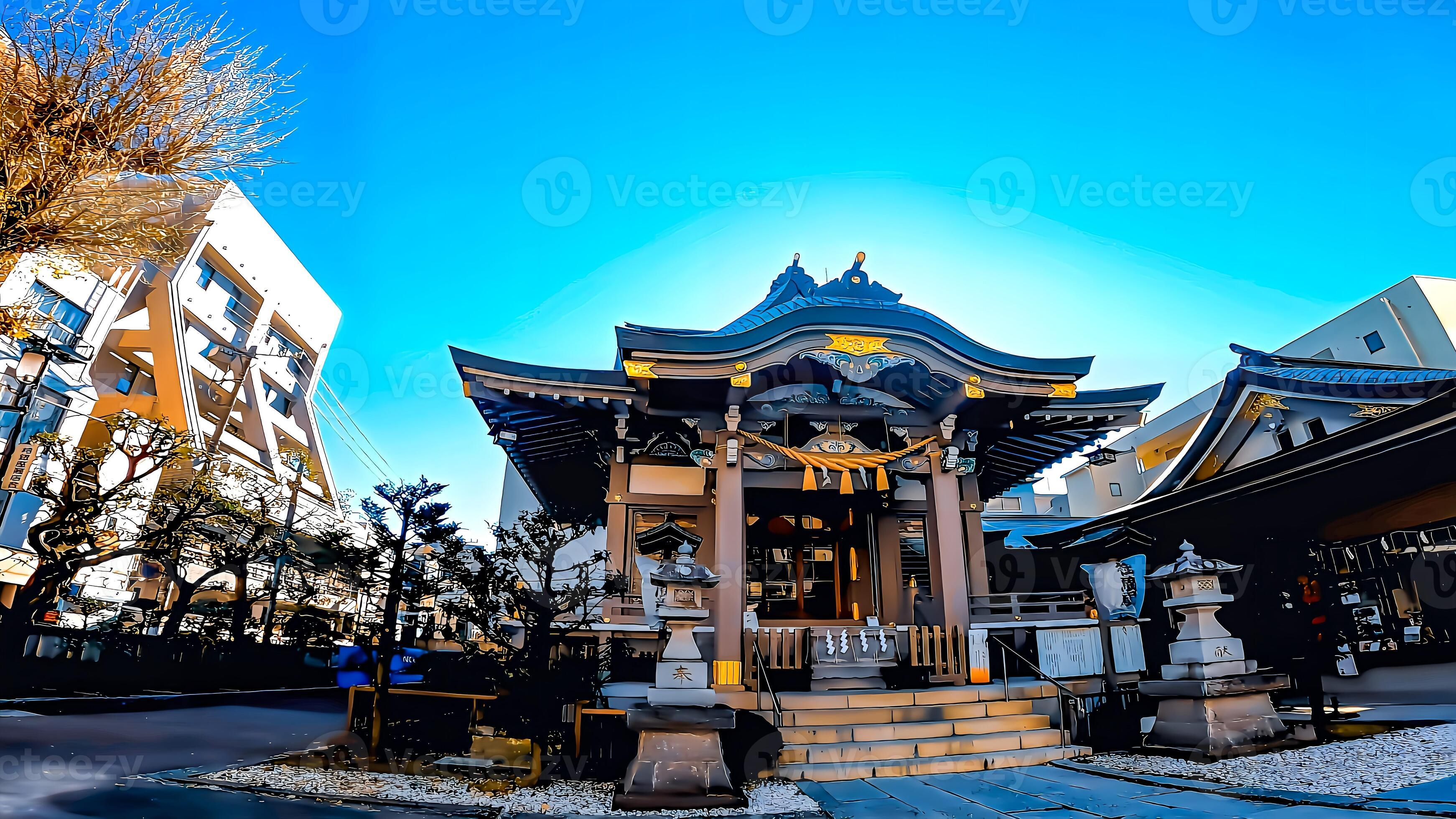 Kashiwa Shrine, a shrine in Kashiwa City, Chiba Prefecture, Japan Kashiwa Shrine, which has long ...