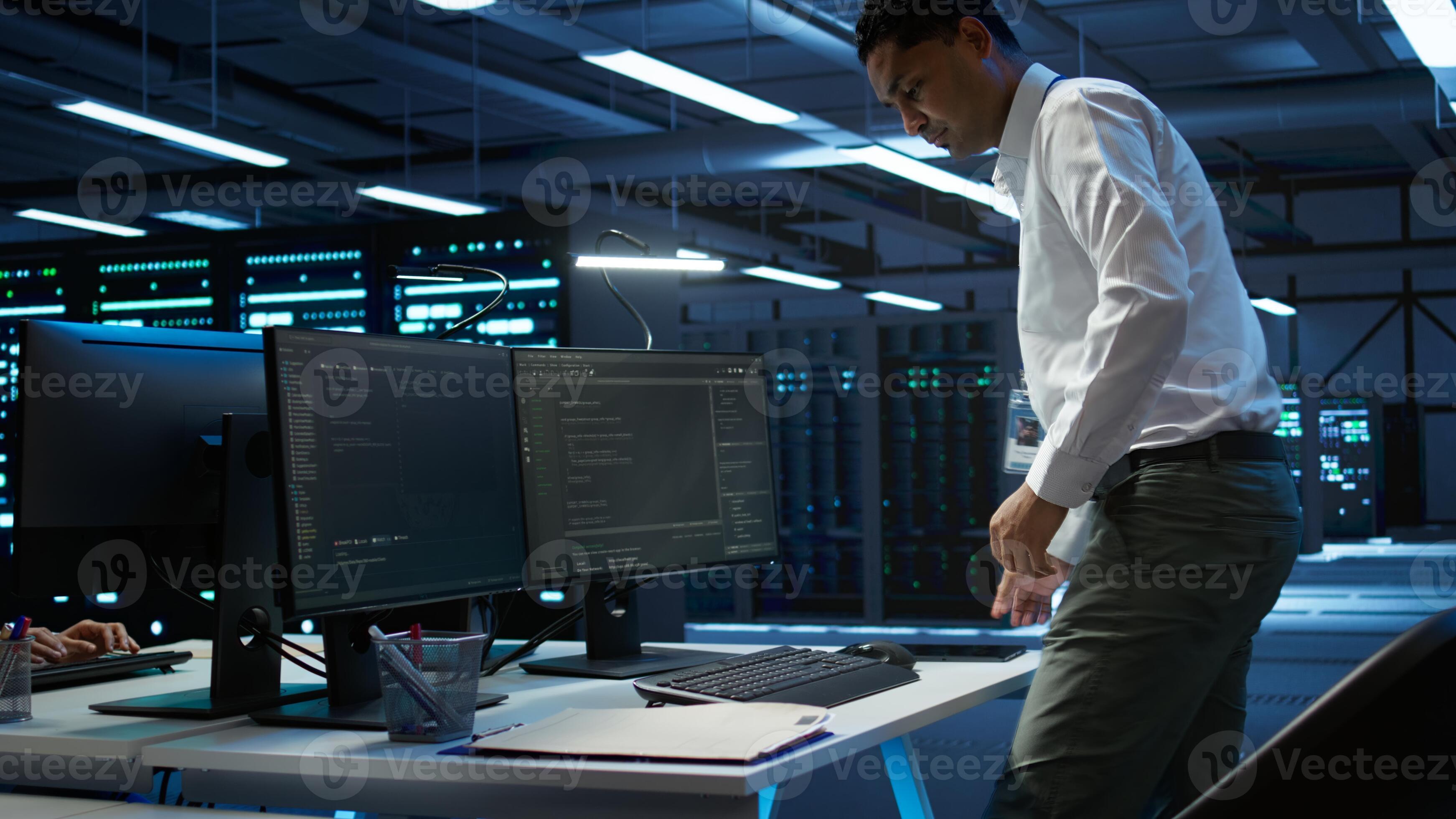 Data center computer scientist responsible for installation of ... Data center computer scientist responsible for installation of ...