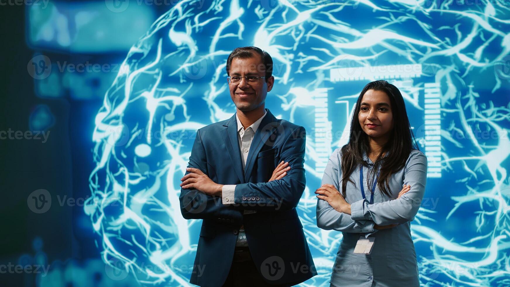 Admins Using Artificial Intelligence Computing Simulating Human Brain Thought Processes In
