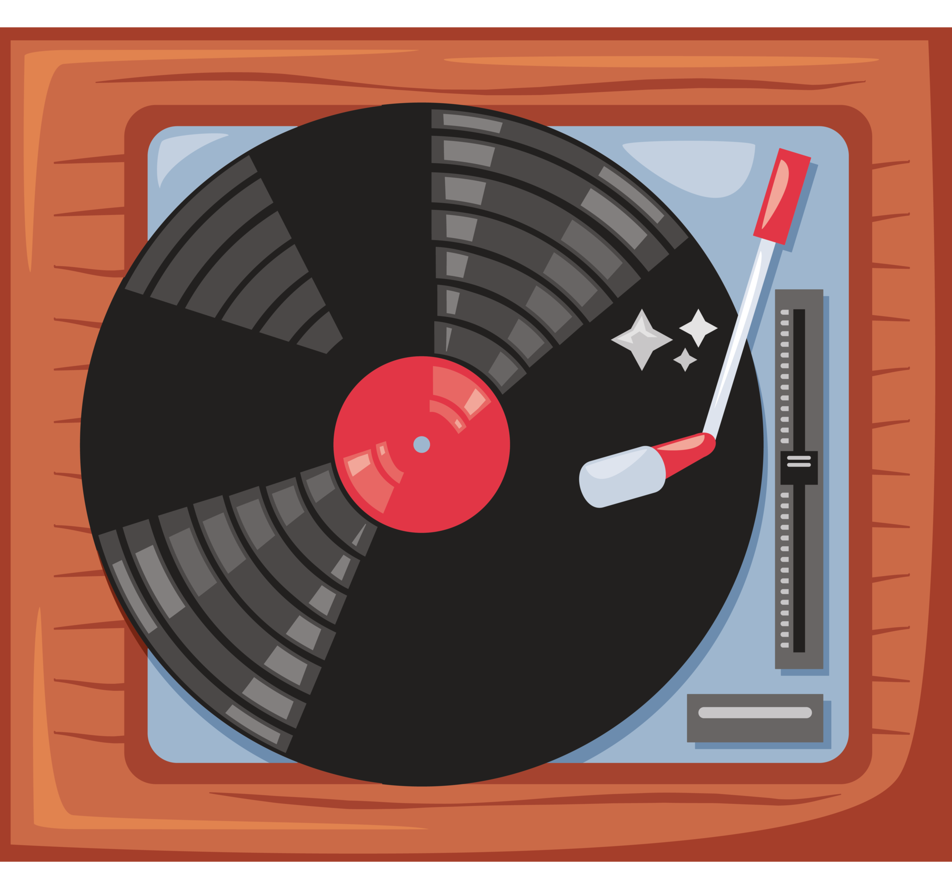 retro music turntable for vinyl records 49015243 PNG