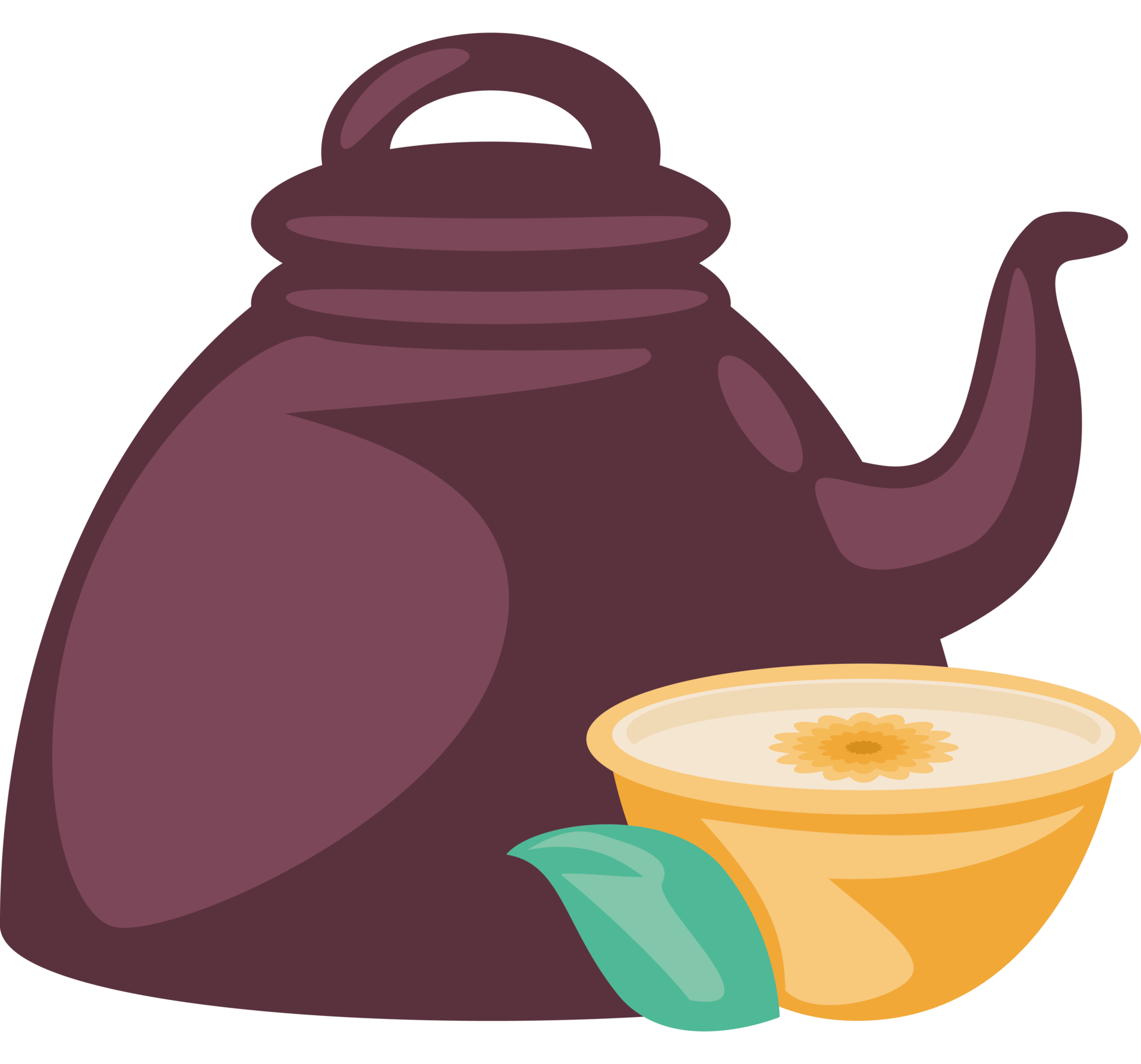 clay tea pot and cup 49015375 PNG