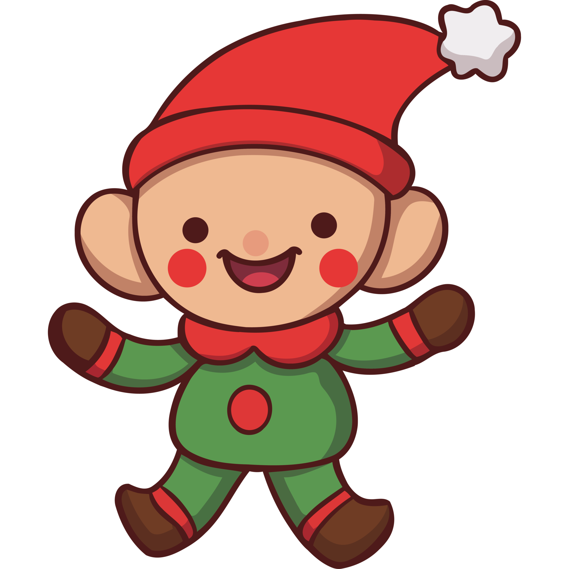 christmas elf character 49015755 PNG