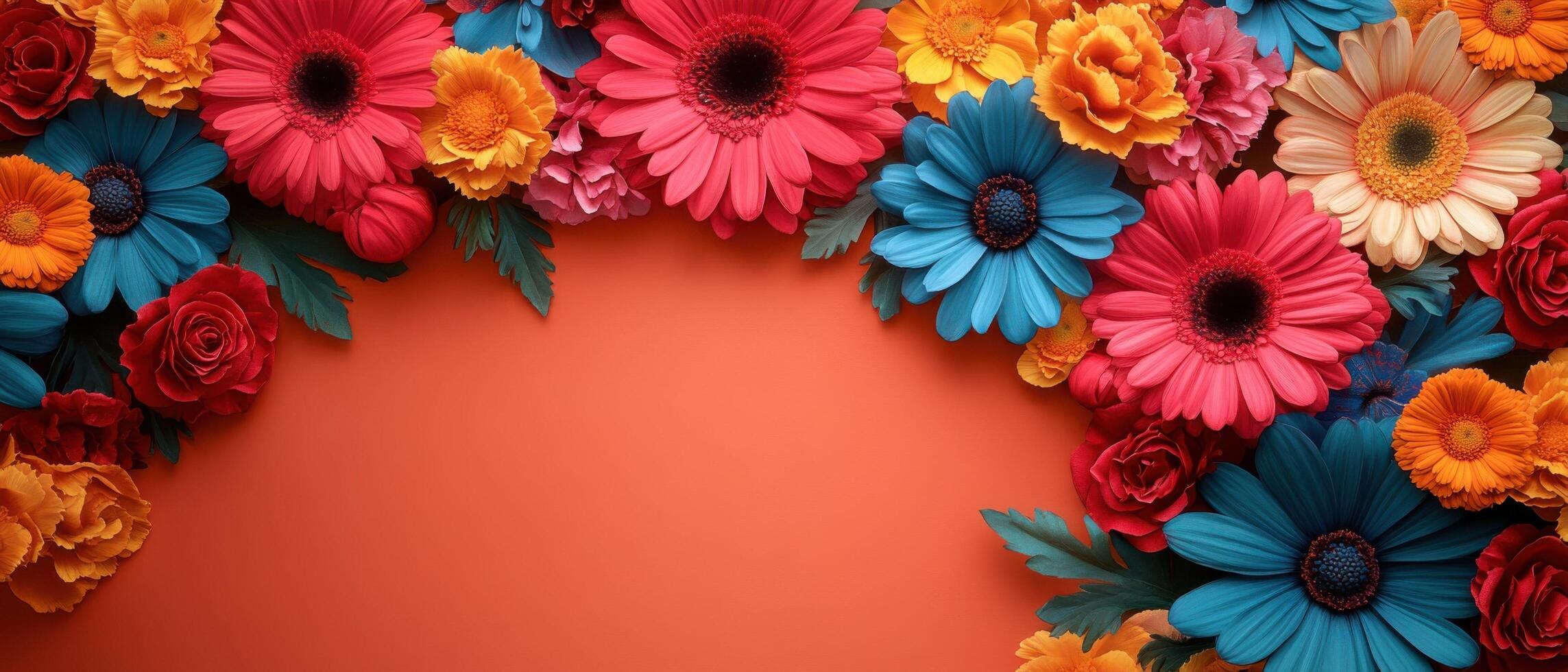 Vibrant Floral Arrangement with Colorful Gerbera Daisies and Roses on ... Vibrant Floral Arrangement with Colorful Gerbera Daisies and Roses on ...