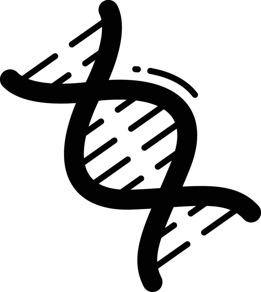 Dna solid glyph illustration 49019329 Vector Art at Vecteezy