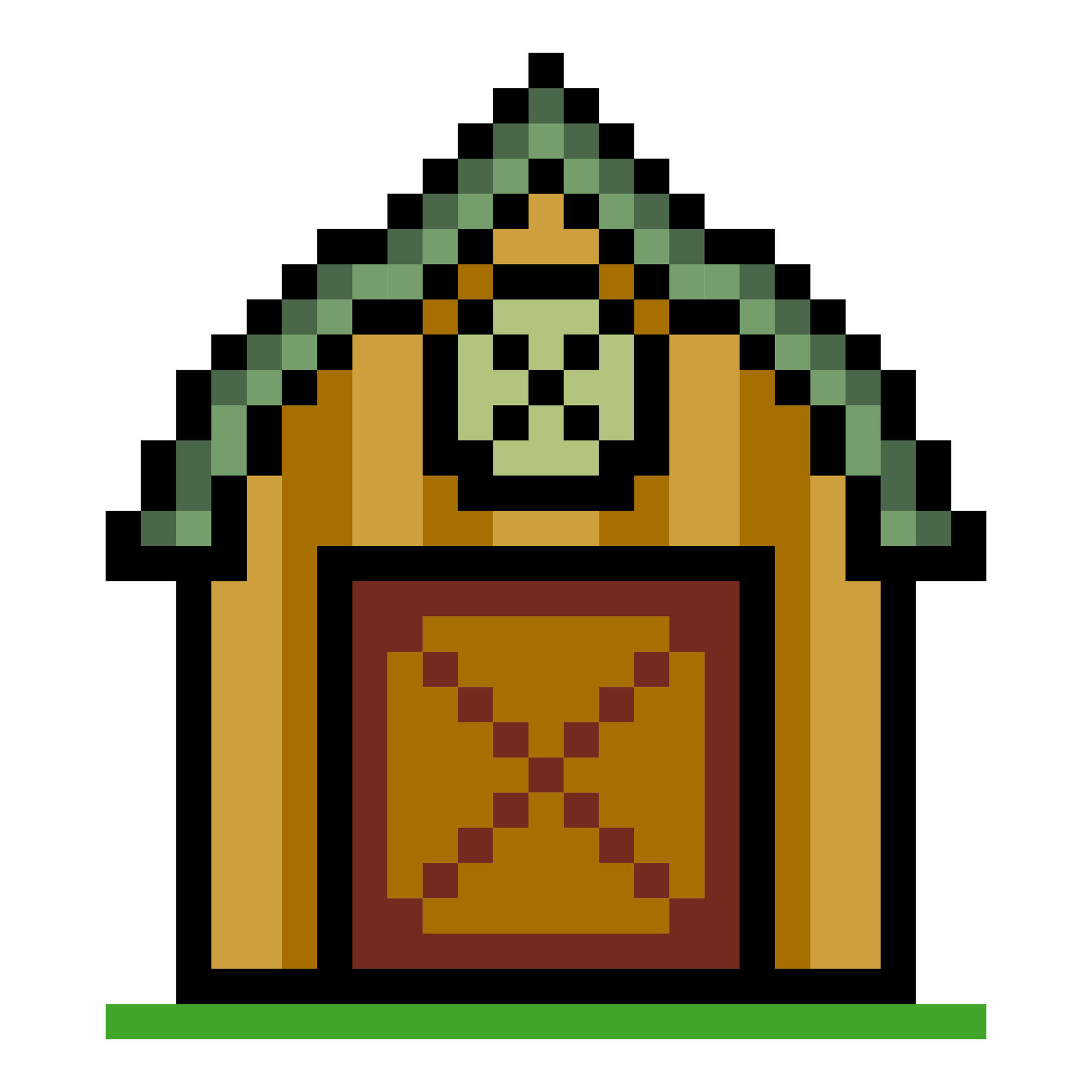 Farm barn building in pixel art style 49023456 Vector Art at Vecteezy