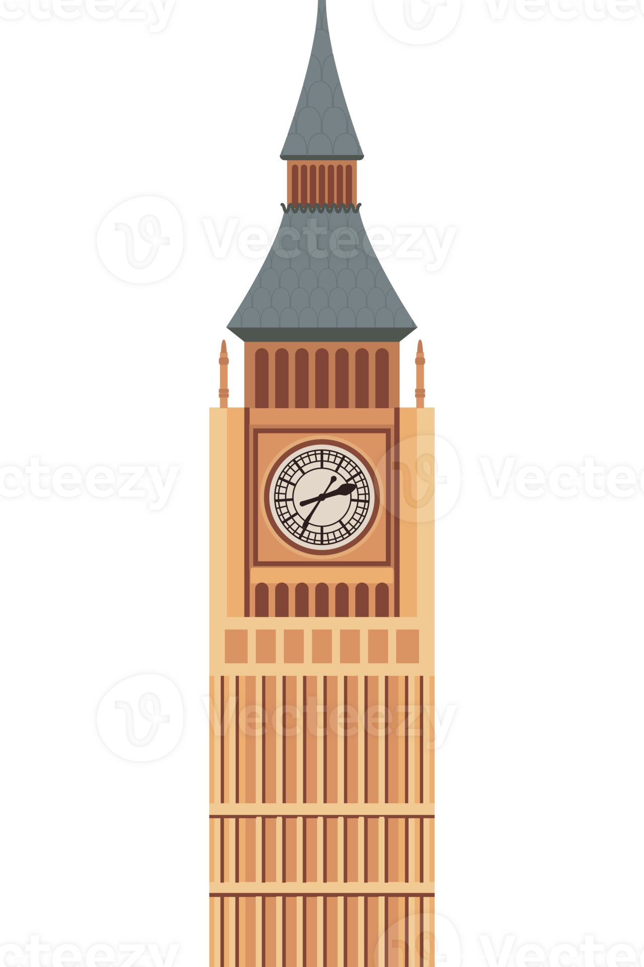 Big Ben Clock Tower Illustration 49025840 Png