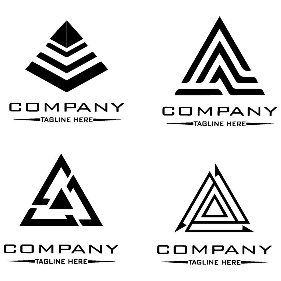 Premium logo set in geometric style, 49031704 Vector Art at Vecteezy