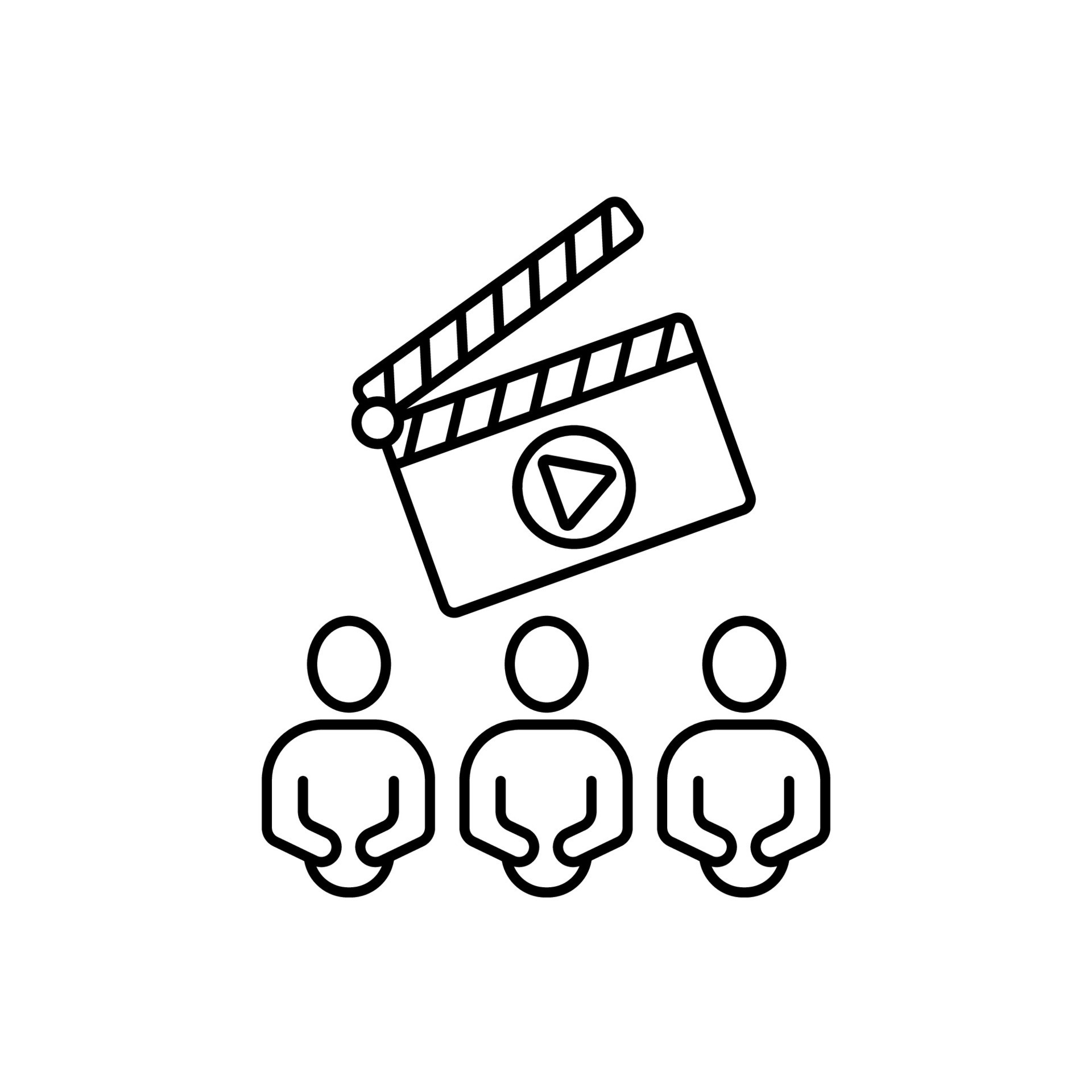 casting concept line icon. Simple element illustration.casting concept ...