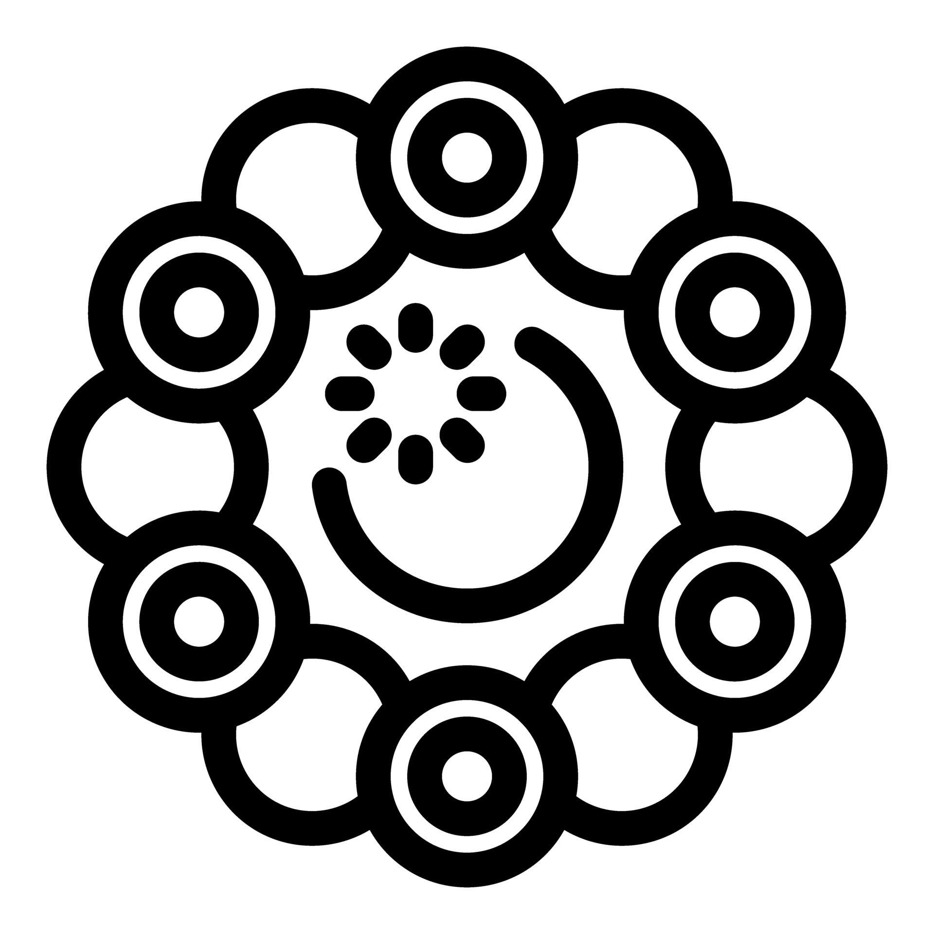 Decentralized Blockchain Network Showing Loading Icon 49058451 Vector