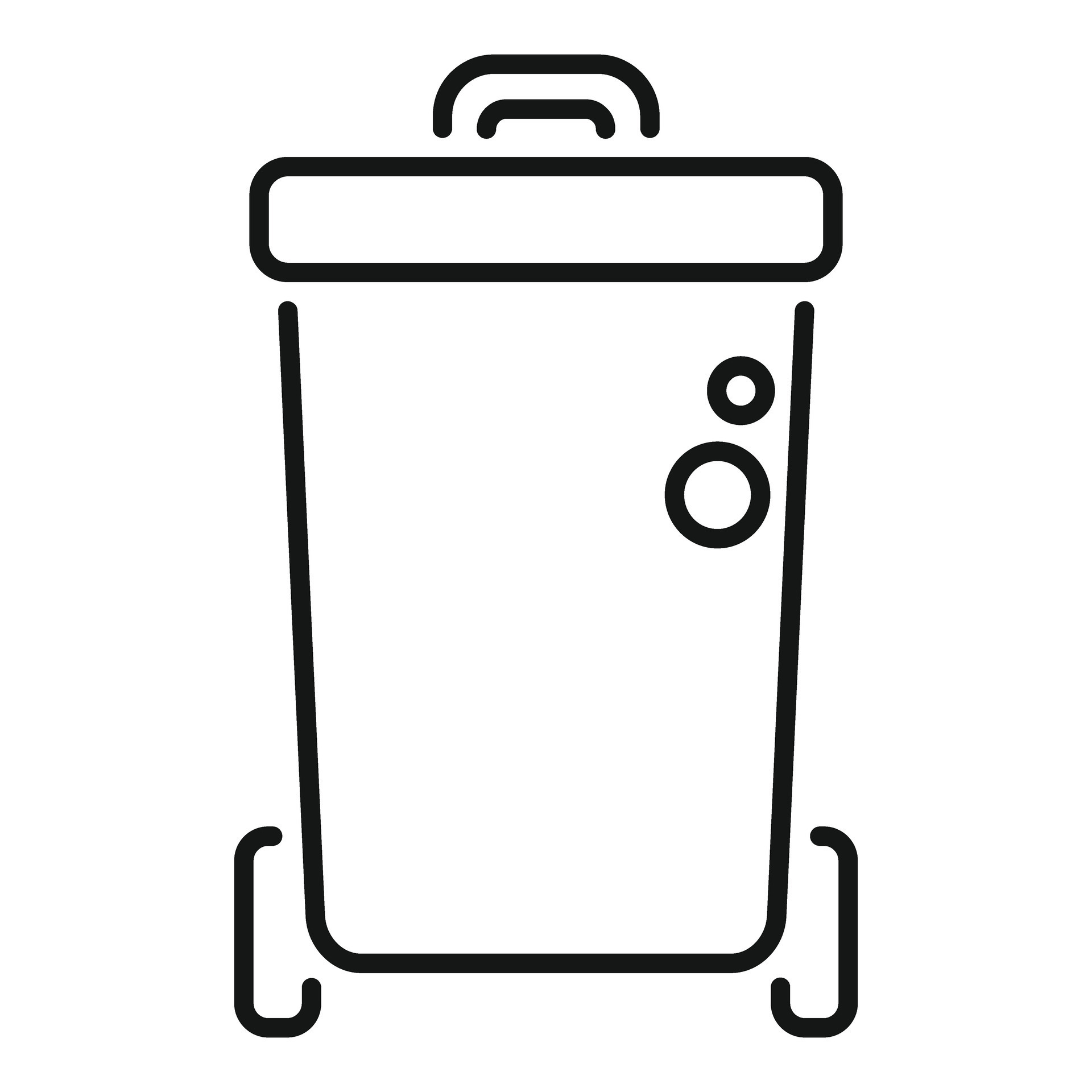 Mobile garbage bin icon representing waste management 49059677 Vector ... Mobile garbage bin icon representing waste management 49059677 Vector ...