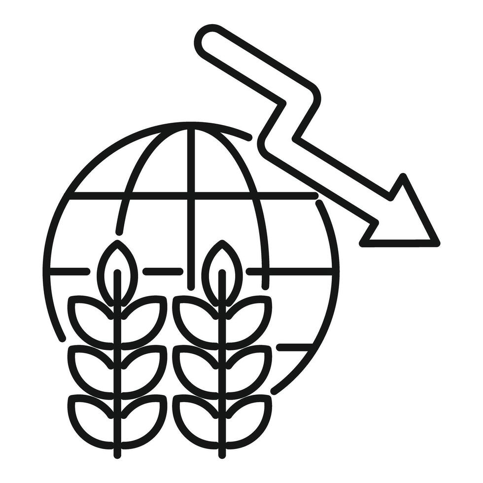Global wheat crisis icon showing decreasing production 49060142 Vector ... Global wheat crisis icon showing decreasing production 49060142 Vector ...