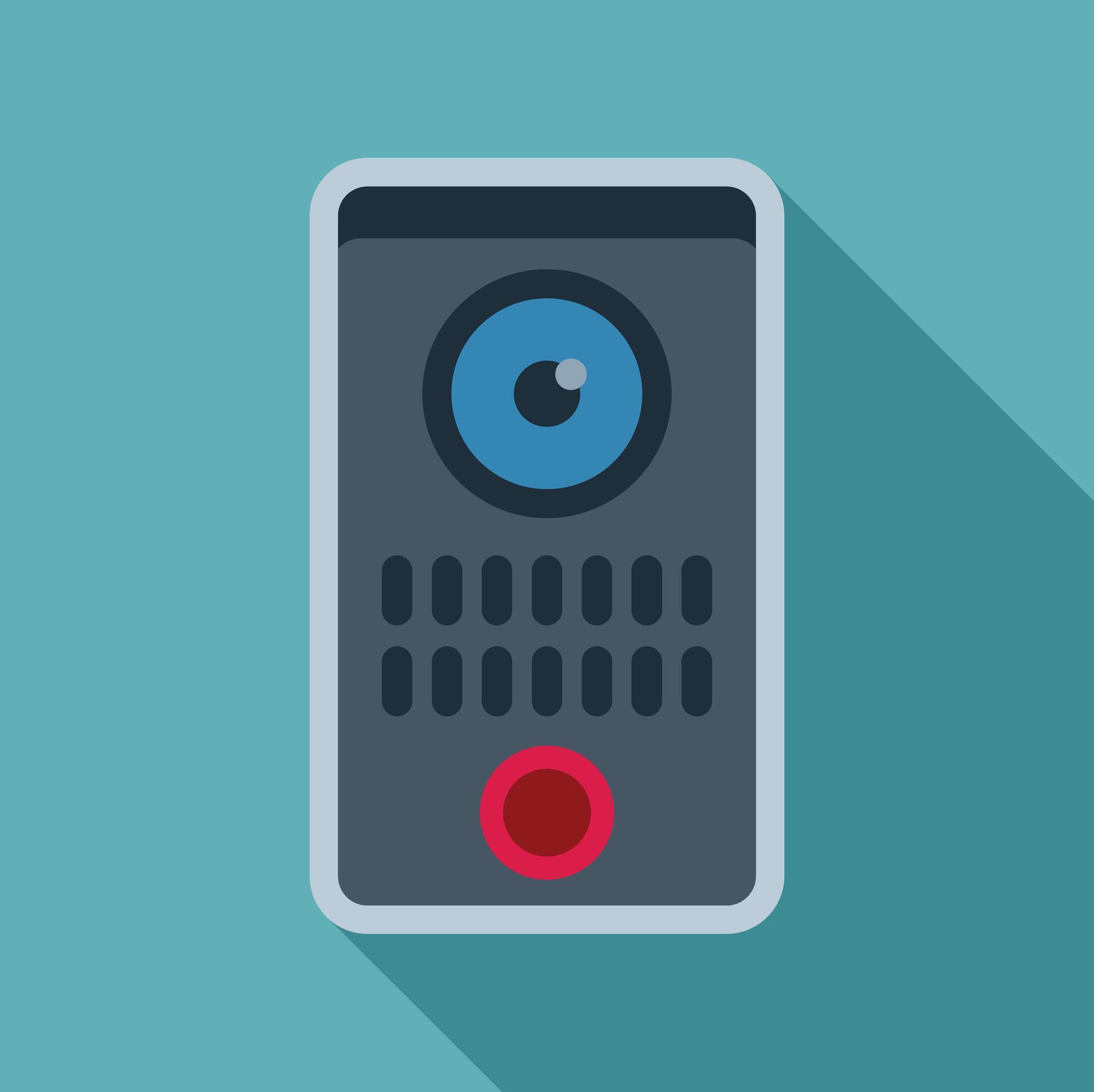 Modern Intercom System Providing Enhanced Security And Communication 49062937 Vector Art At Vecteezy