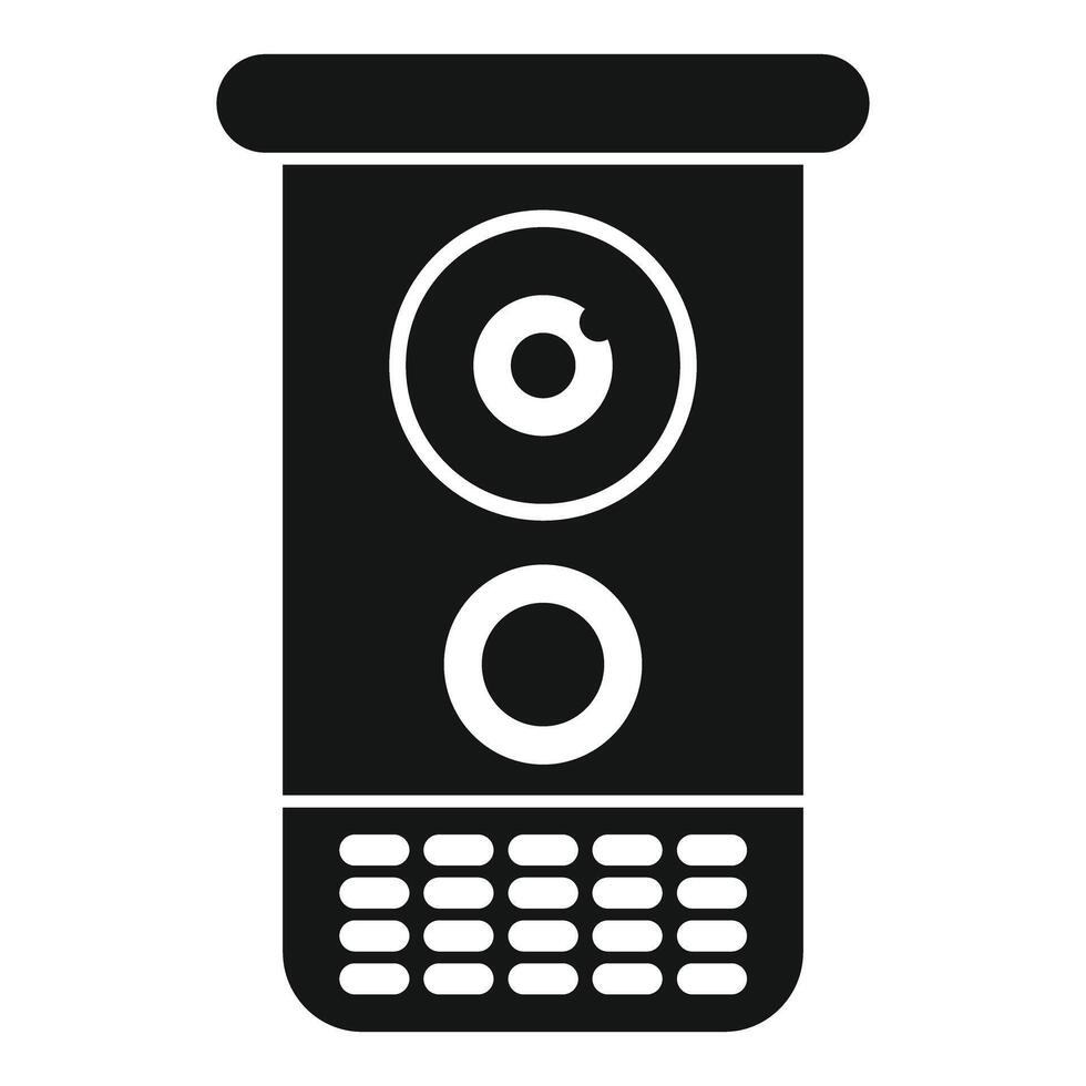 Modern Intercom System Showing Security Technology 49062981 Vector Art