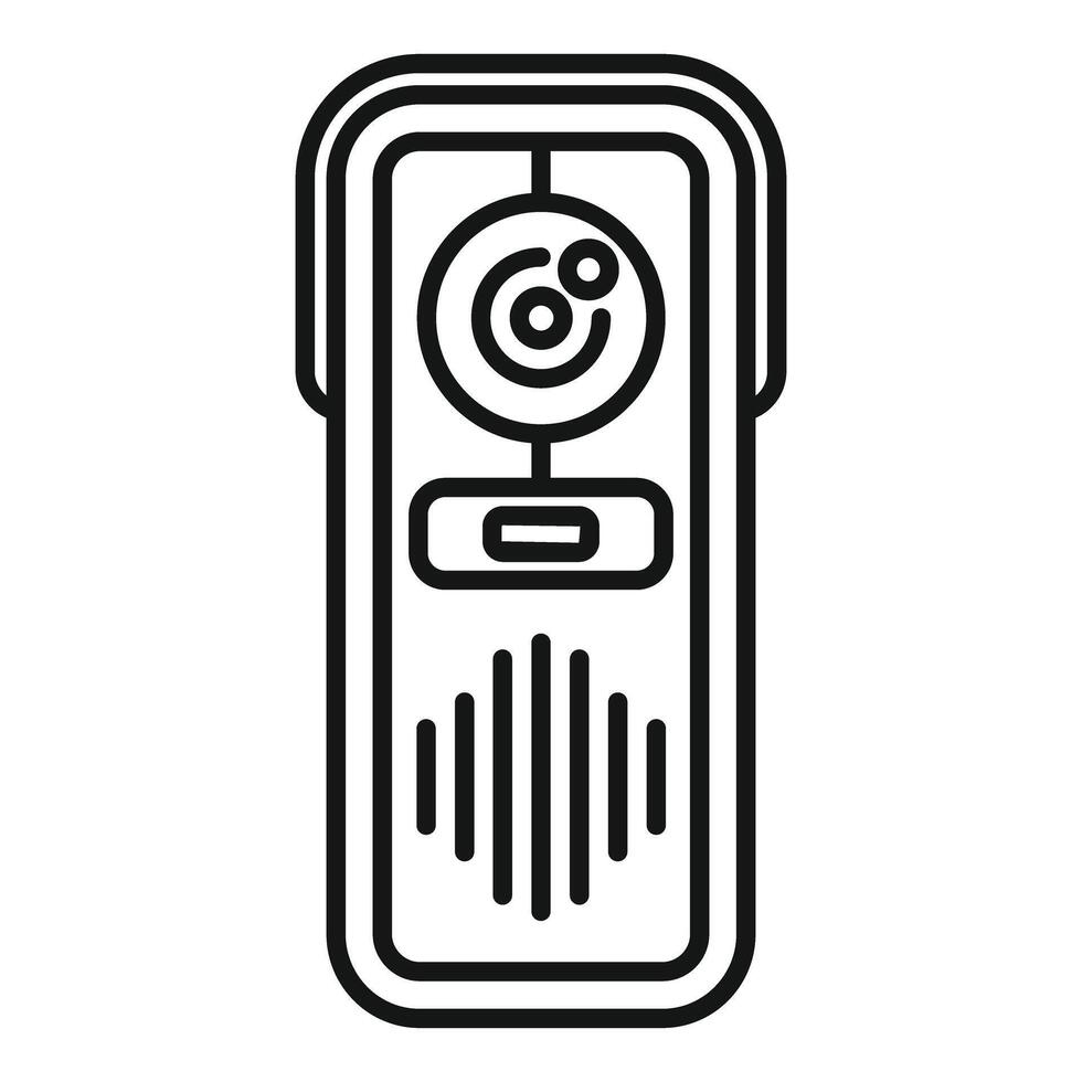 Modern Wireless Intercom System With Camera Recording 49062988 Vector Art At Vecteezy