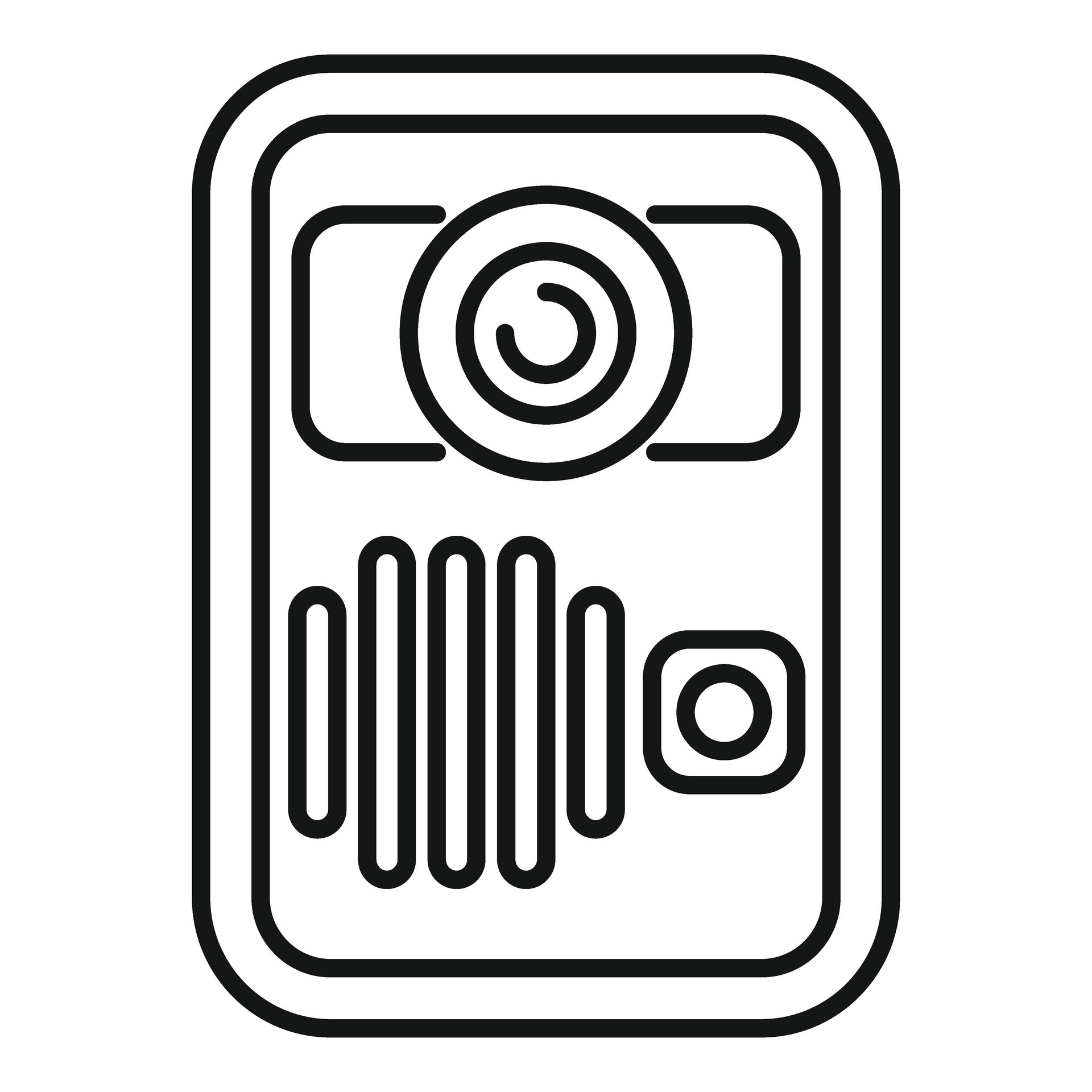 Intercom System Providing Security And Communication 49062999 Vector