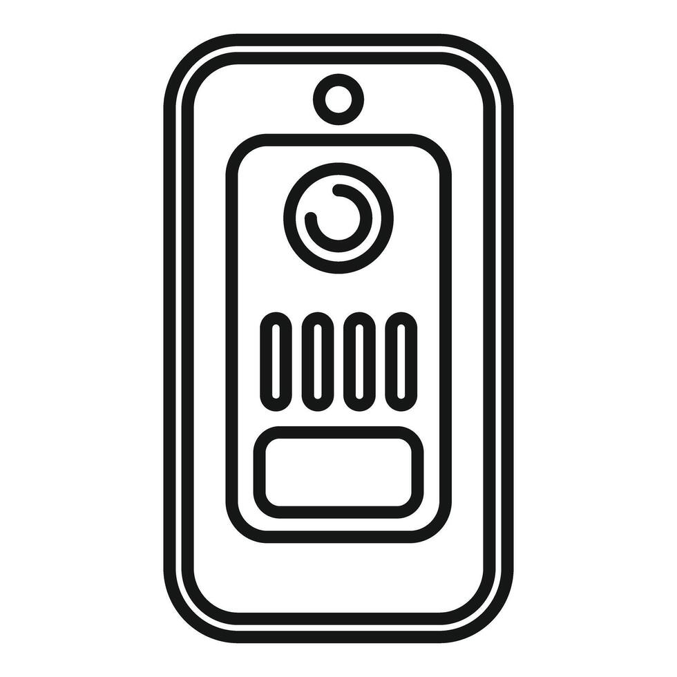 Intercom System Providing Security And Communication 49063001 Vector Art At Vecteezy