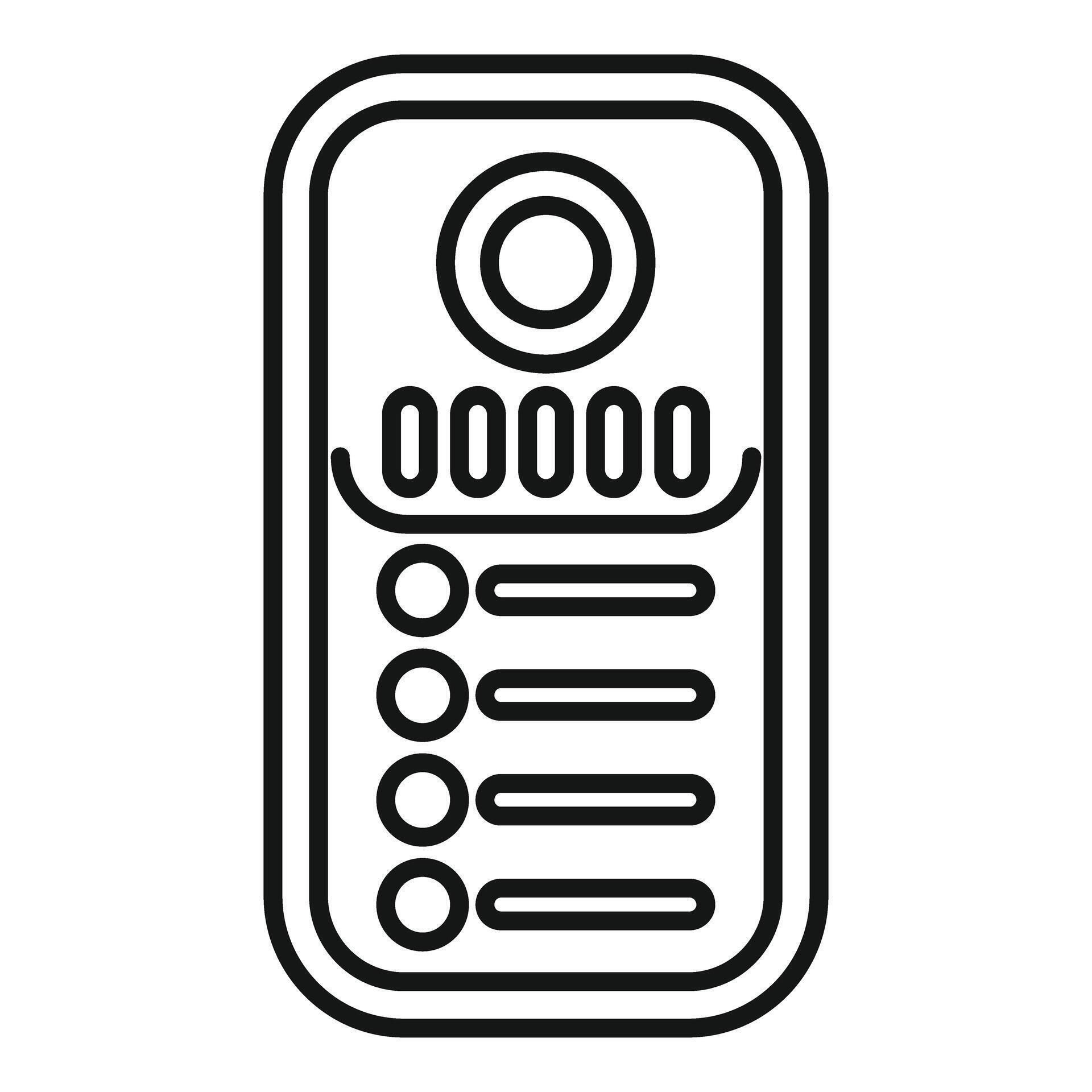 Intercom Device Showing Digital Display For Communication 49063002