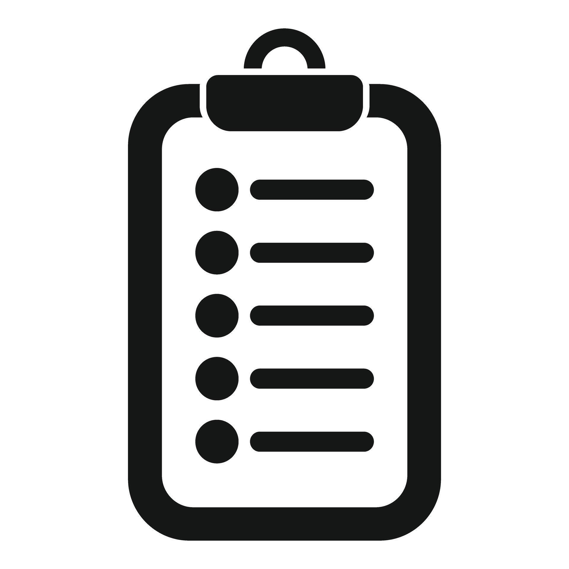 Clipboard showing check marks representing completed tasks 49066890 Vector Art at Vecteezy