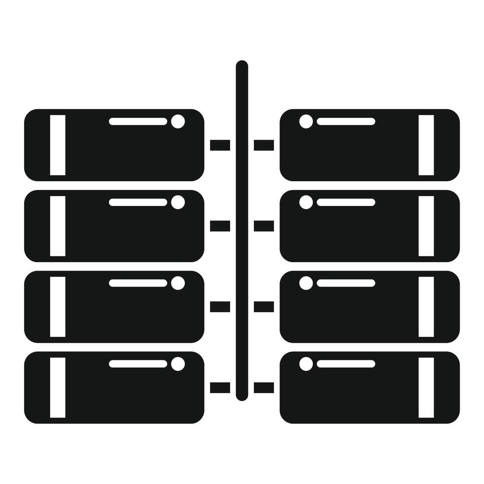 Server Rack Icon Showing Data Center Hosting 49067105 Vector Art At Vecteezy