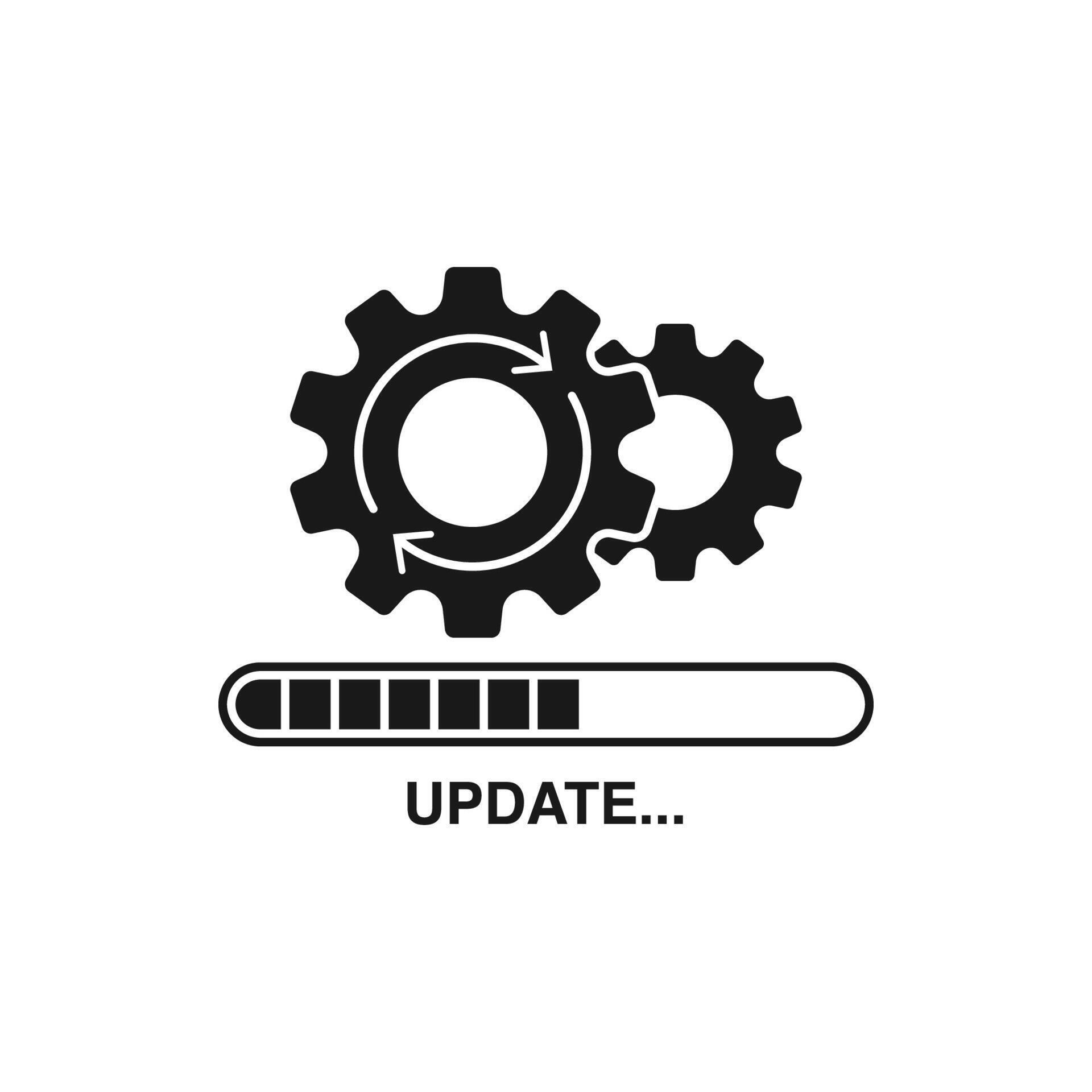 Loading Process Update System Icon Concept Of Upgrade Application