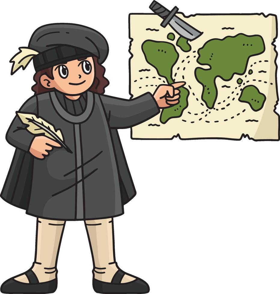 Columbus Day Man Charting Map Cartoon Clipart 49083578 Vector Art at ... Columbus Day Man Charting Map Cartoon Clipart 49083578 Vector Art at ...