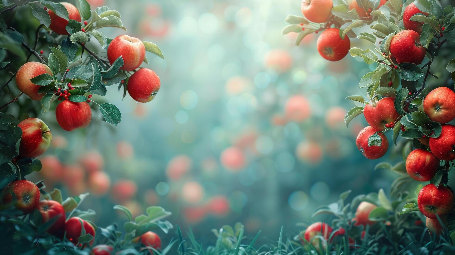 Cluster of Apples Hanging From Tree Branches 49091491 Stock Photo at Vecteezy