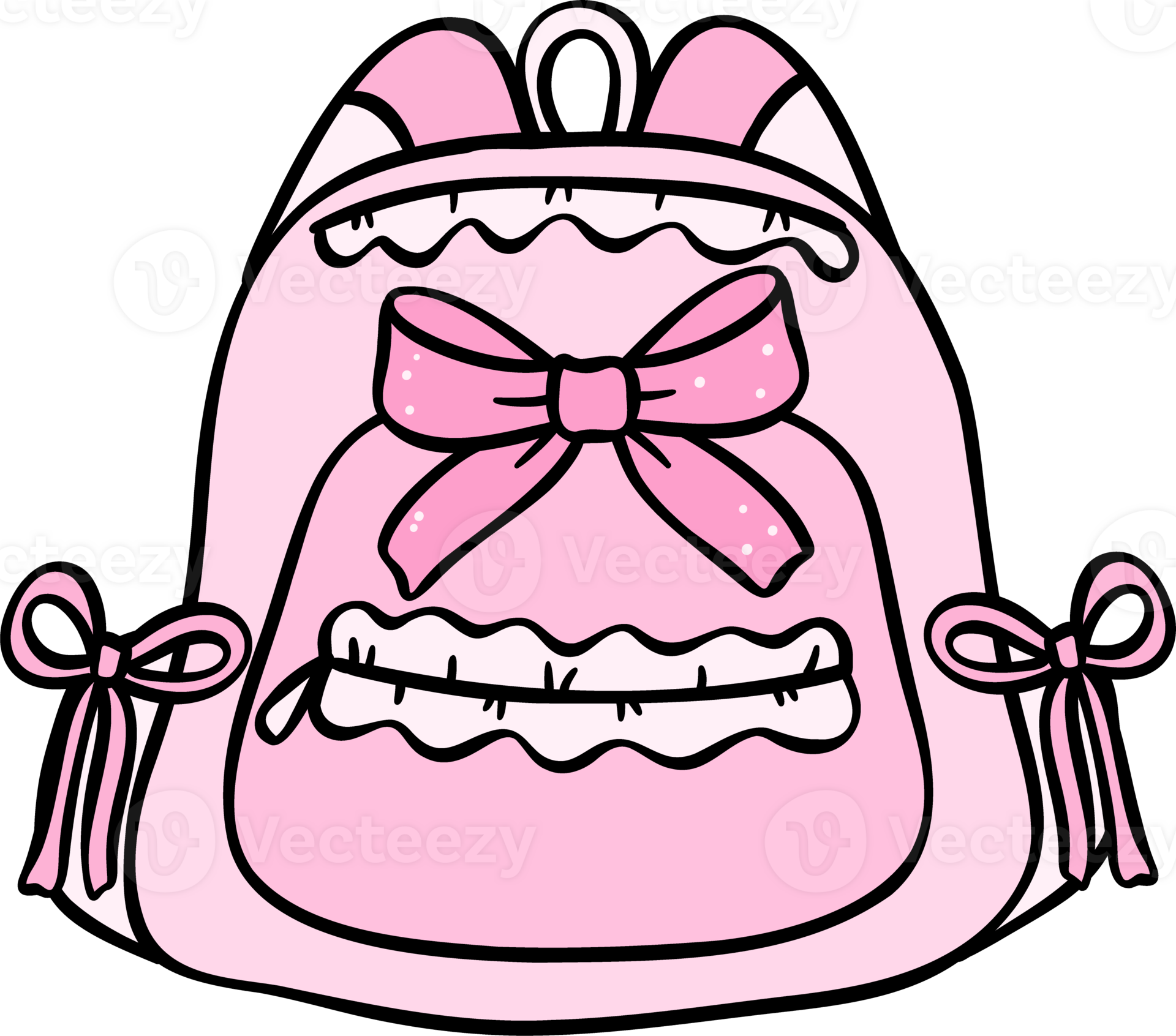 Coquette Girly bagpack school supplies 49102062 PNG