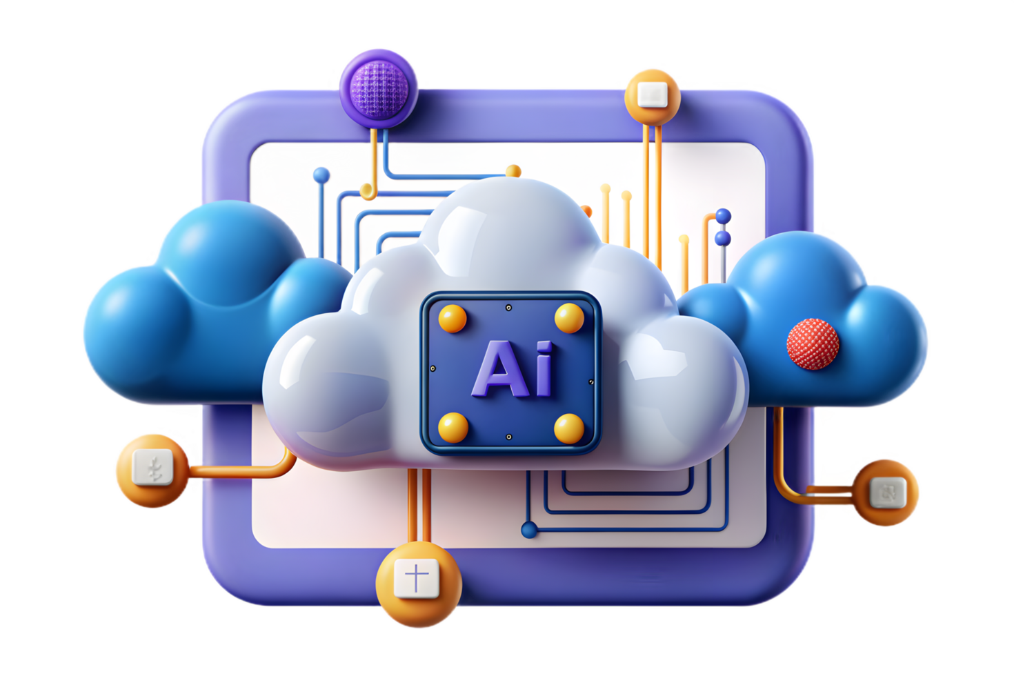 Ai Cloud Computing 49160673 Png