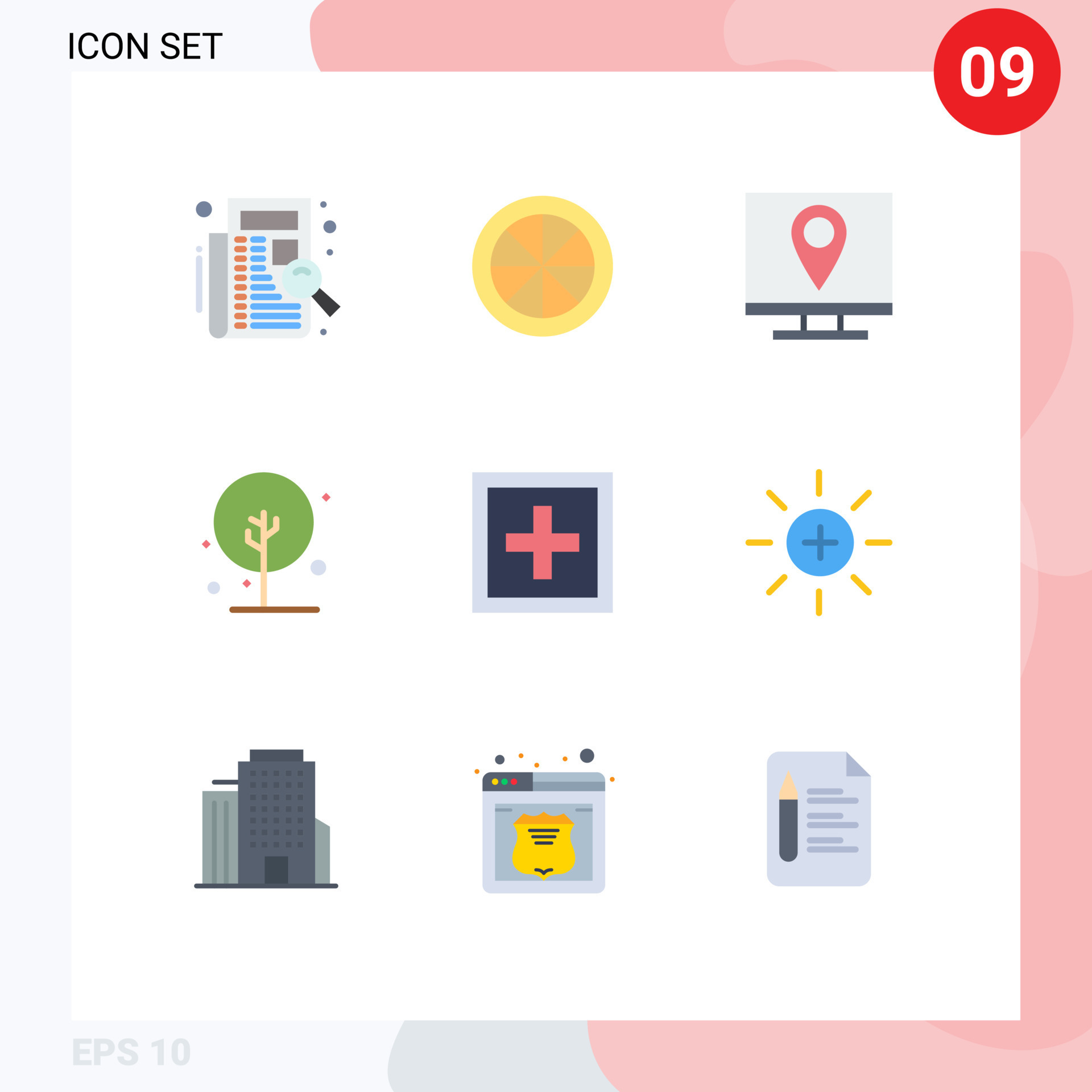 9 Universal Flat Colors Set For Web And Mobile Applications Nature Green Vegetable Farming