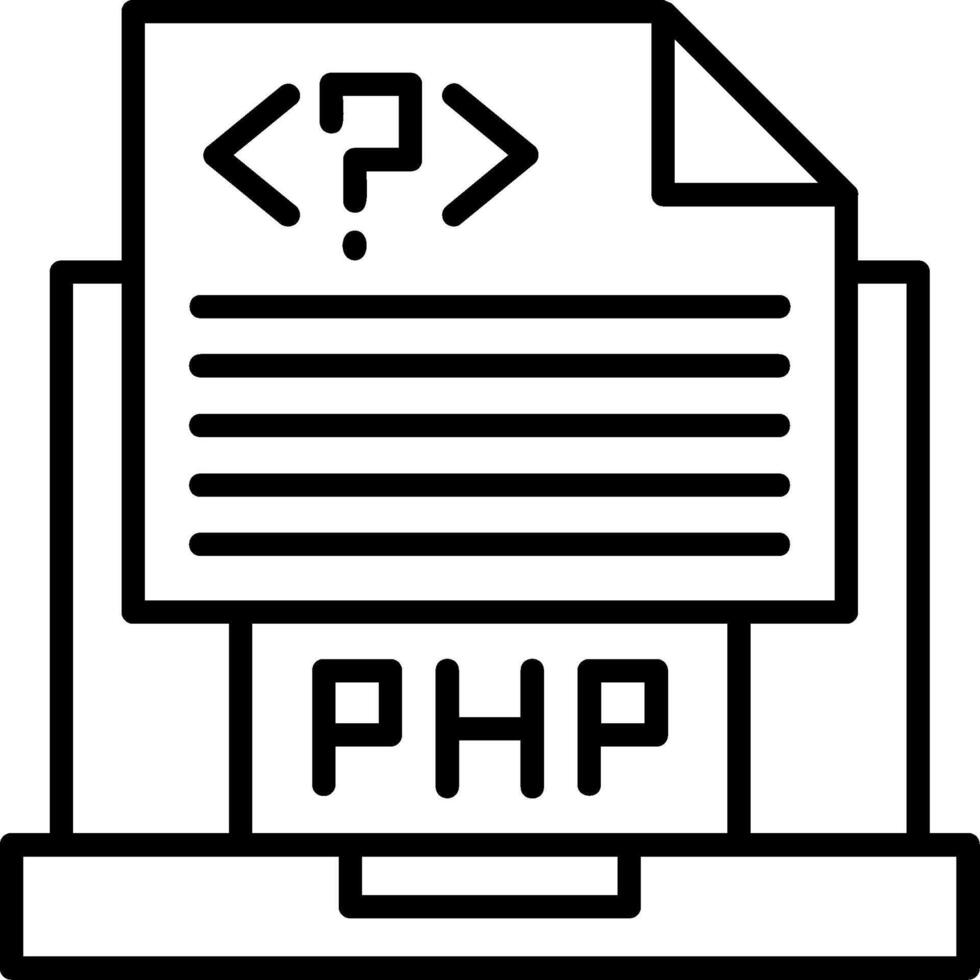 Php File Icon Design 49174559 Vector Art at Vecteezy