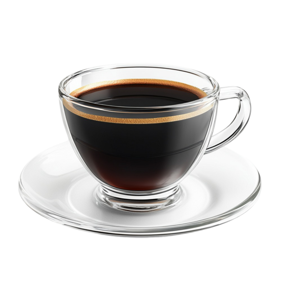 Espresso In Glass Cup Ai Generative 49176199 Png