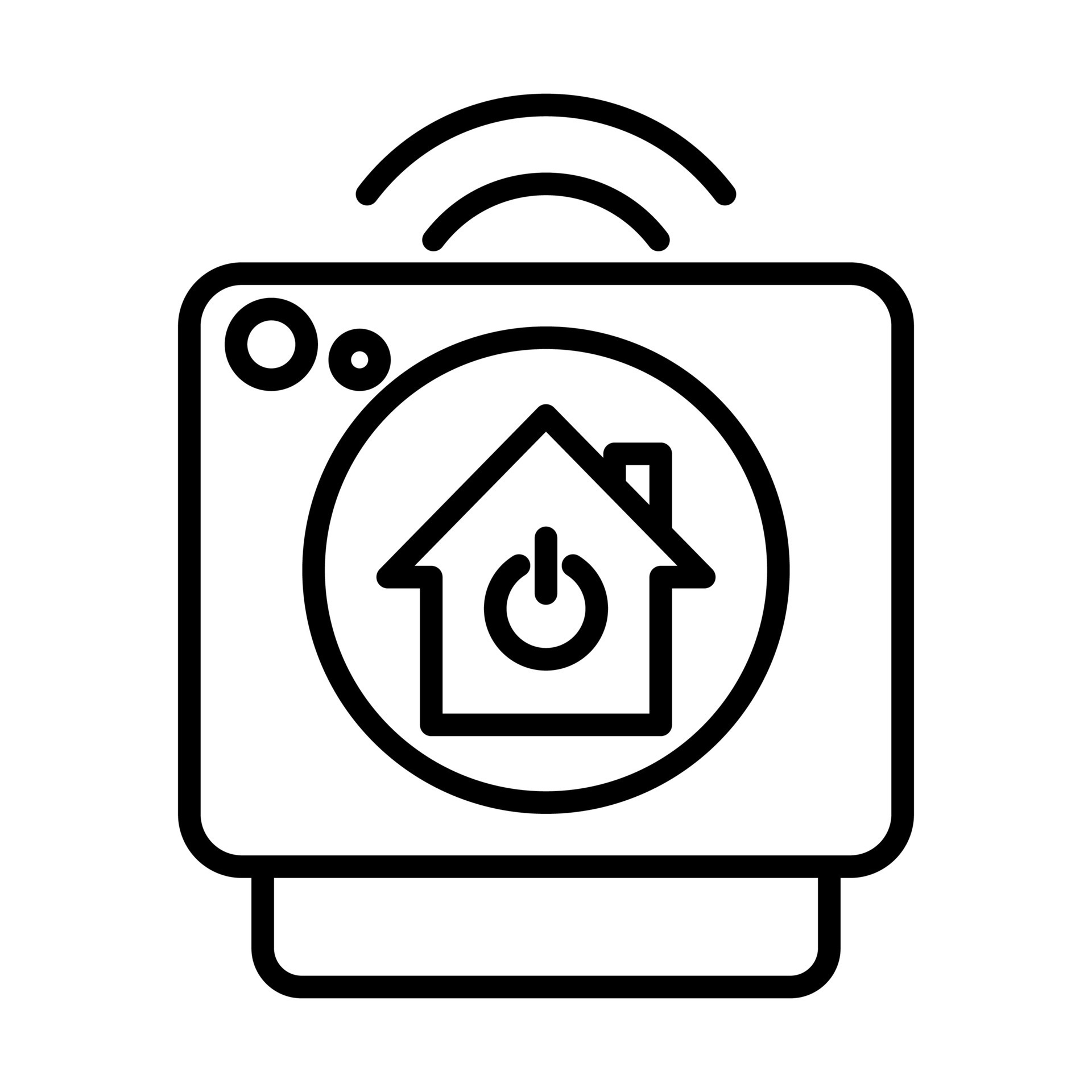Smart Home Hub Icon Line Illustration 49182049 Vector Art At Vecteezy