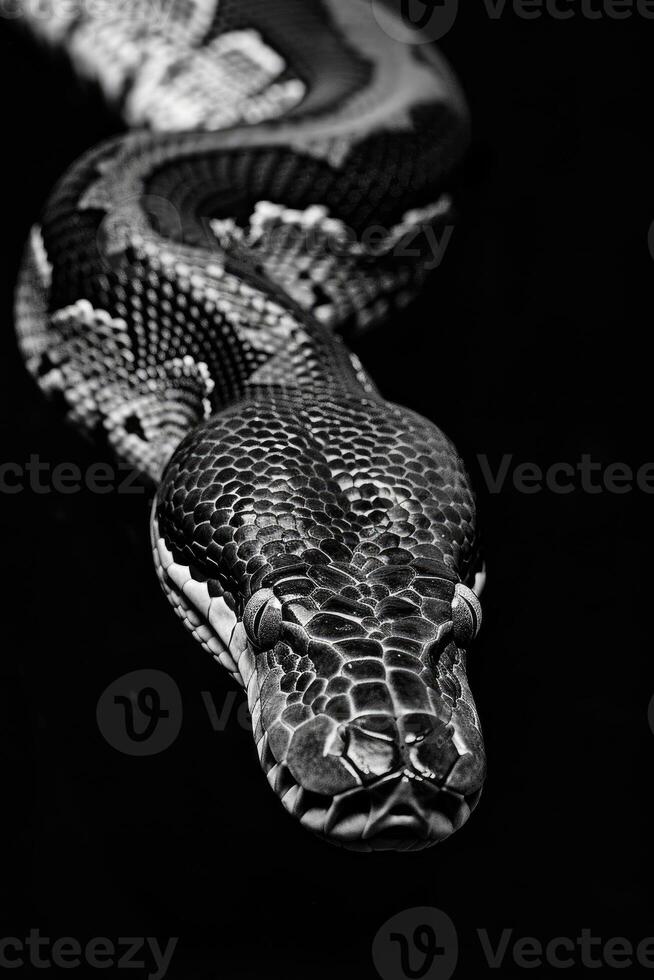 portrait studio photograph of african rock python 49196296 Stock Photo ...