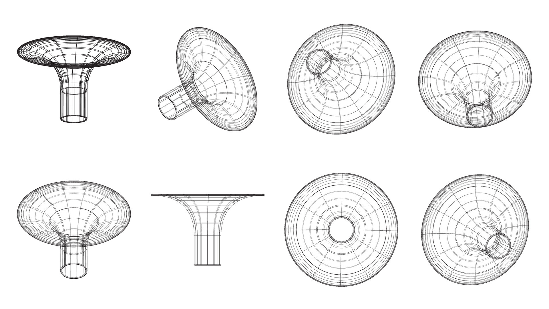 wormhole wireframe elements 49203950 Vector Art at Vecteezy