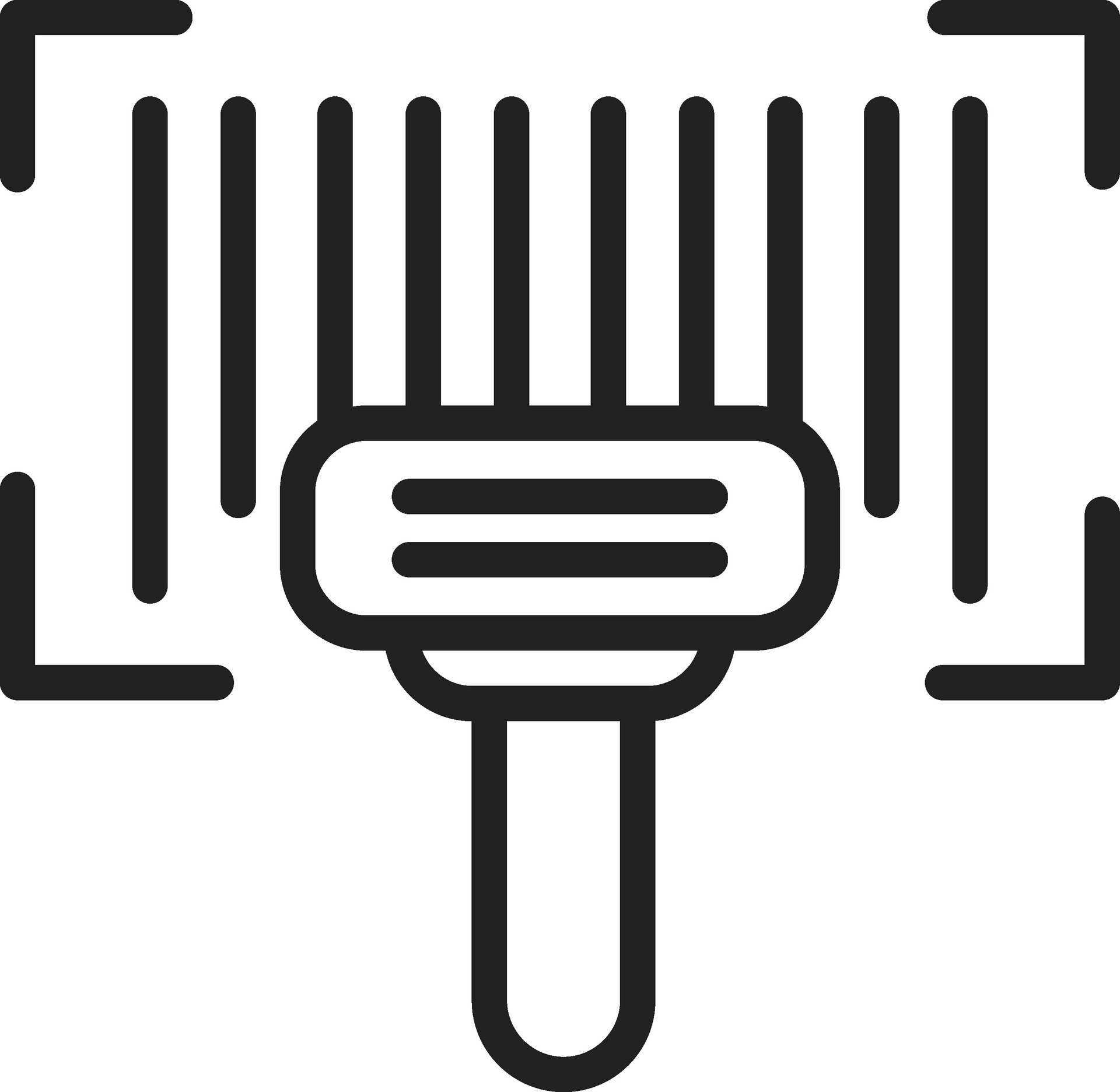 Barcode Scan Icon Vector Image Suitable For Mobile Apps Web Apps And