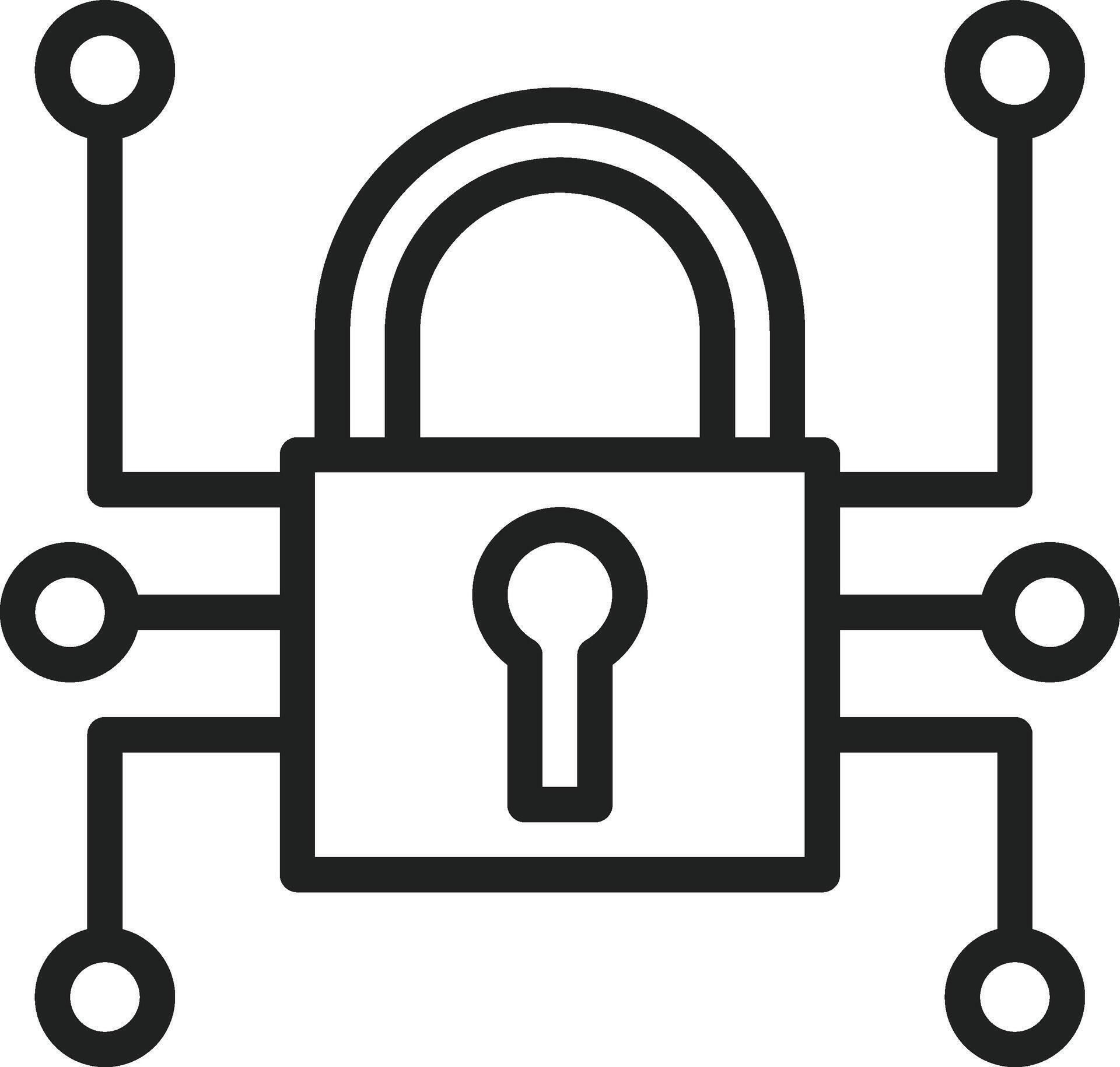 Encrypt icon vector image. Suitable for mobile apps, web apps and print ...
