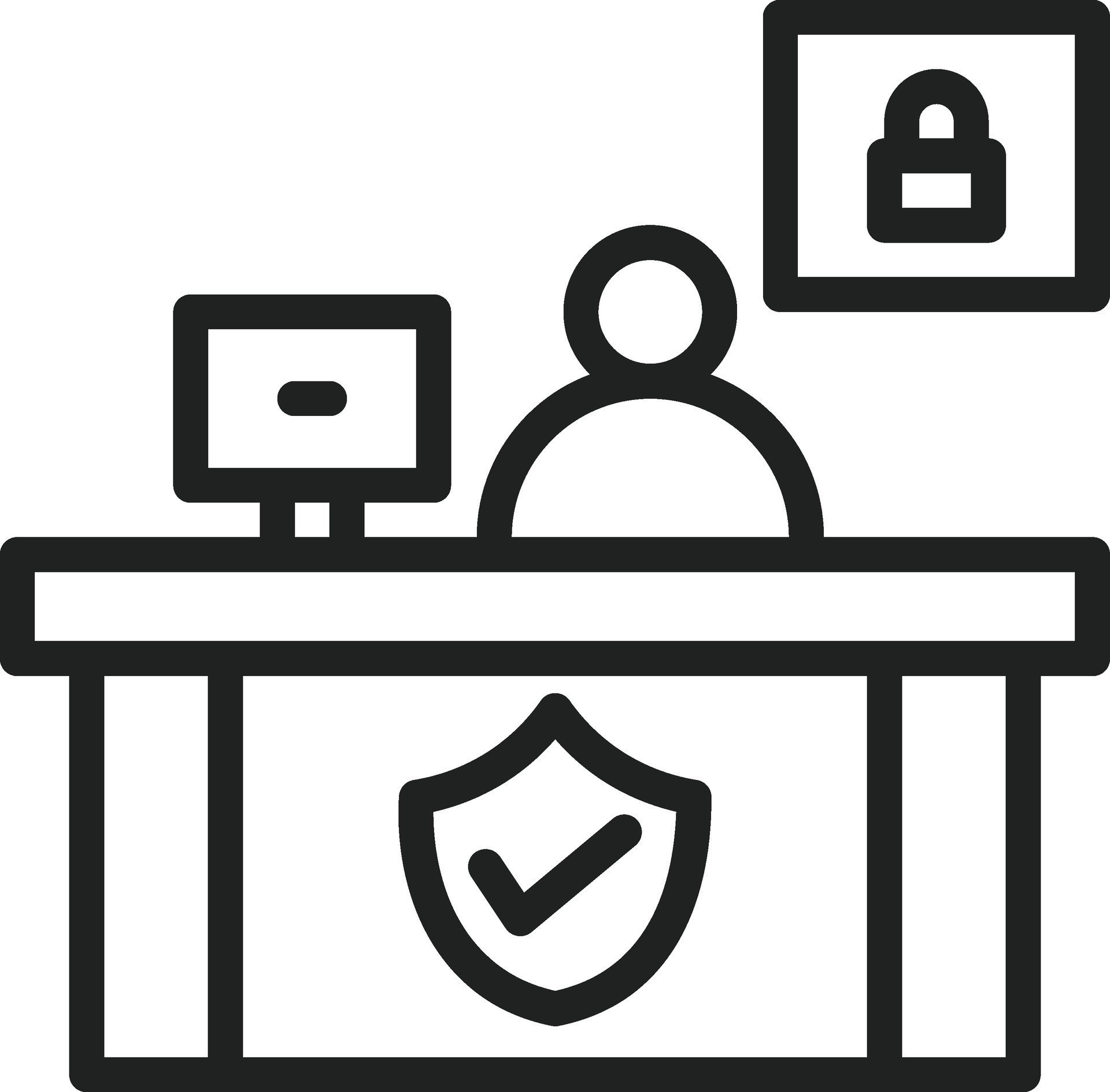 Security Control icon vector image. Suitable for mobile apps, web apps and print media. 49208882 ...