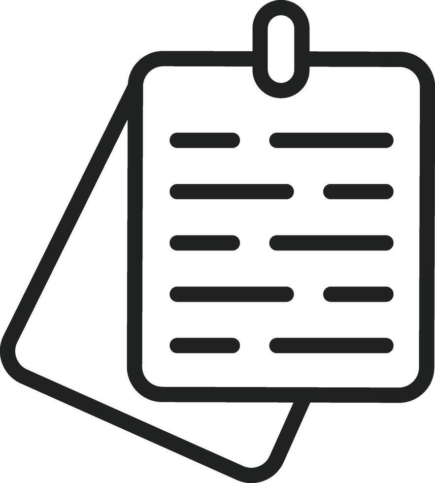 Sticky Note icon image. Suitable for mobile apps, web apps and print ...