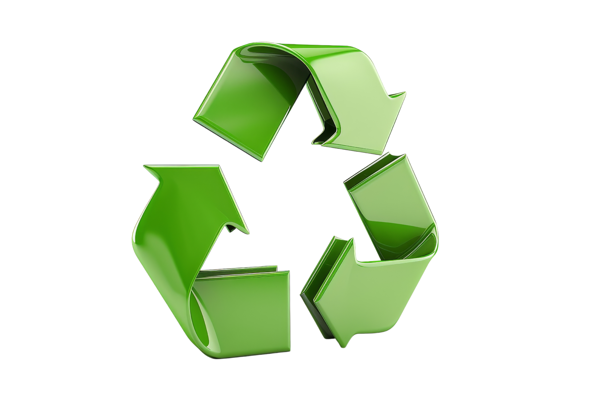 symbole de recyclage vert 49216338 PNG