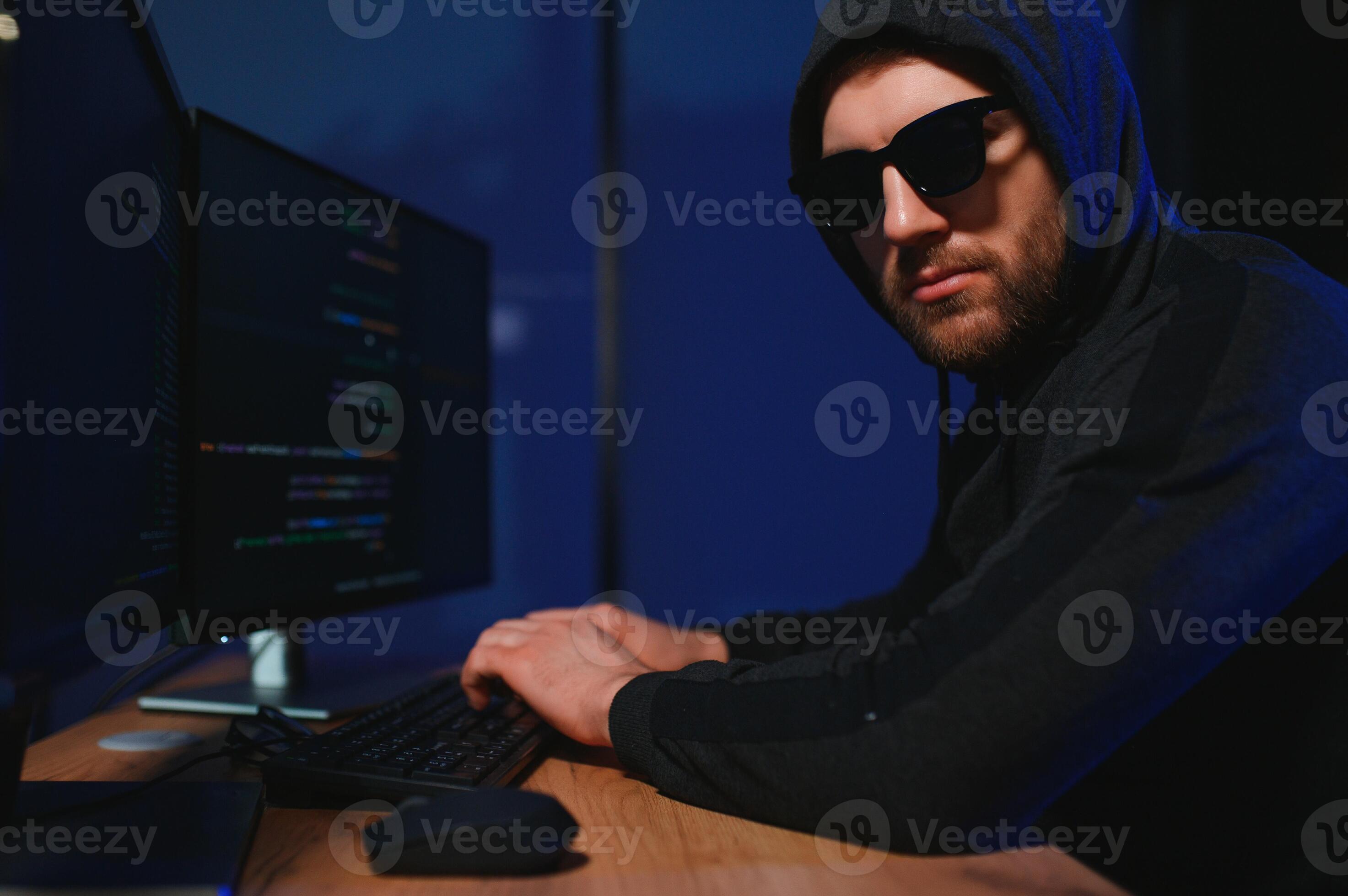 Programmer or computer hacker typing code 49219973 Stock Photo at Vecteezy