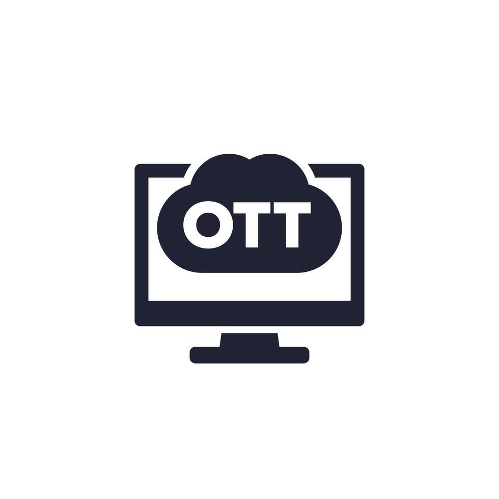 OTT media platform icon, pictogram 49224141 Vector Art at Vecteezy