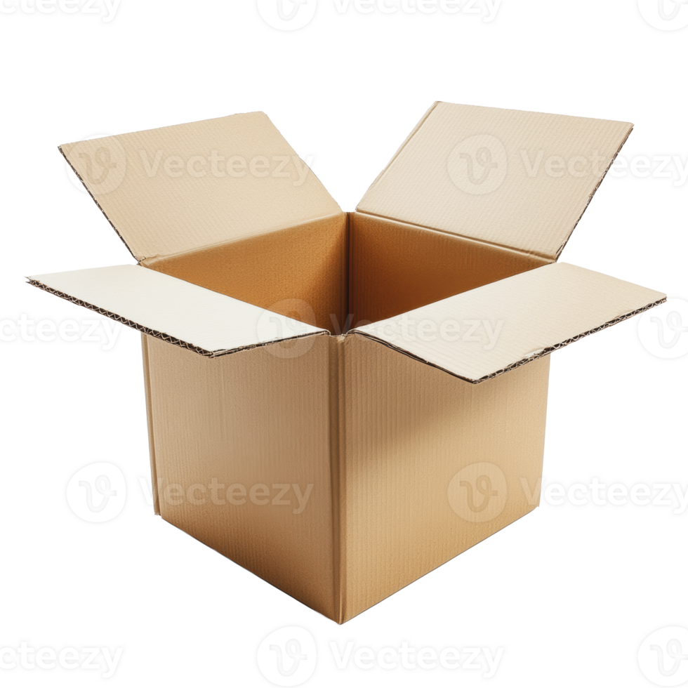 Empty cardboard box with flaps open 49225093 PNG Empty cardboard box with flaps open 49225093 PNG