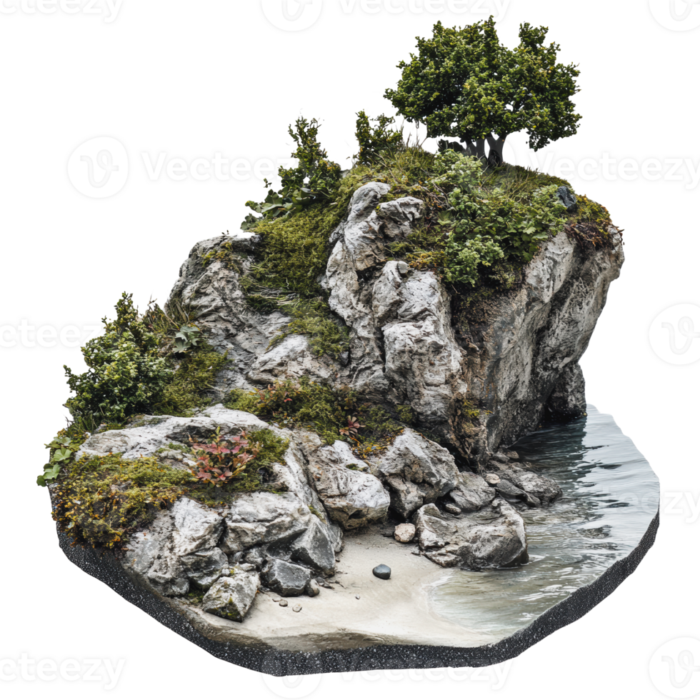 Miniature coastal landscape with rock formations 49225253 PNG Miniature coastal landscape with rock formations 49225253 PNG