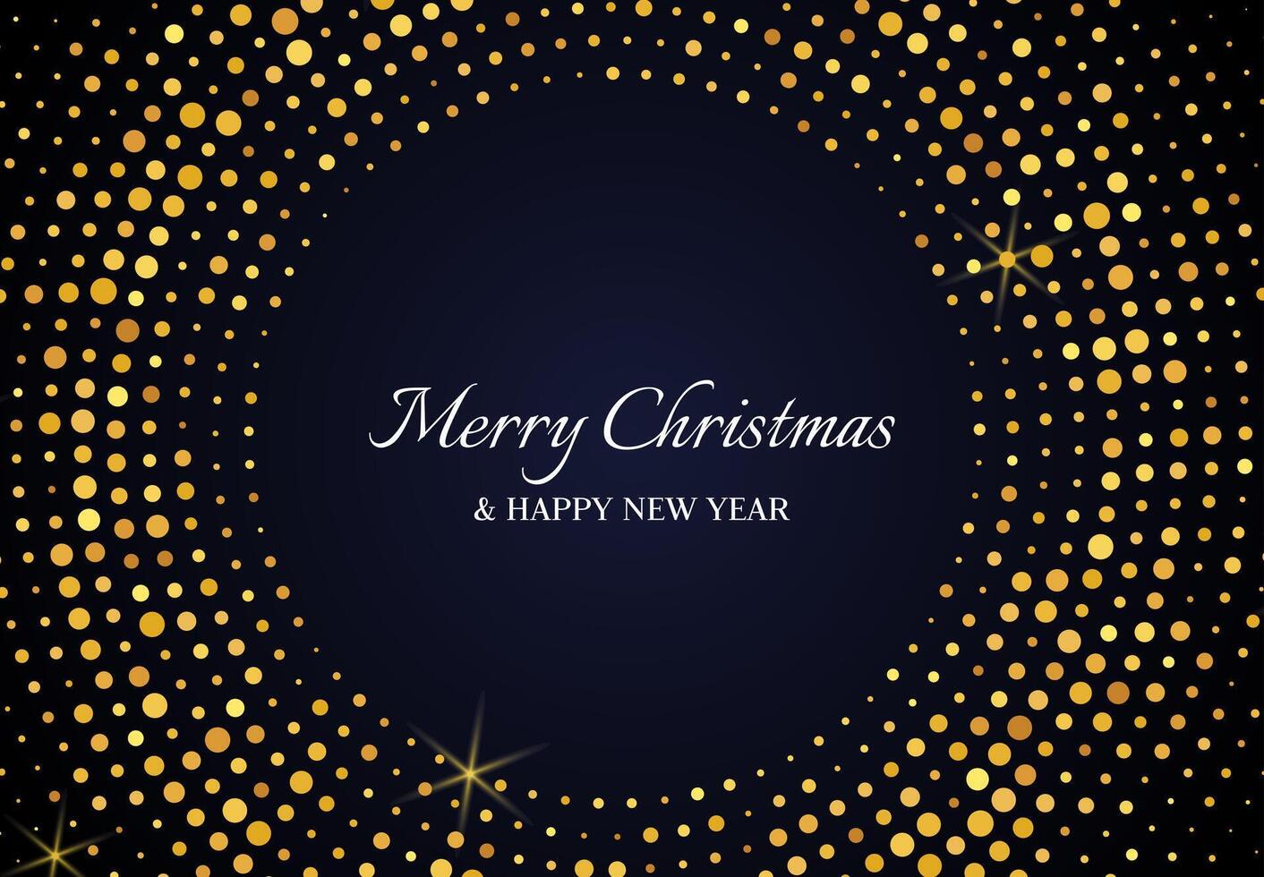 Merry Christmas of gold glitter pattern 49229505 Vector Art at Vecteezy