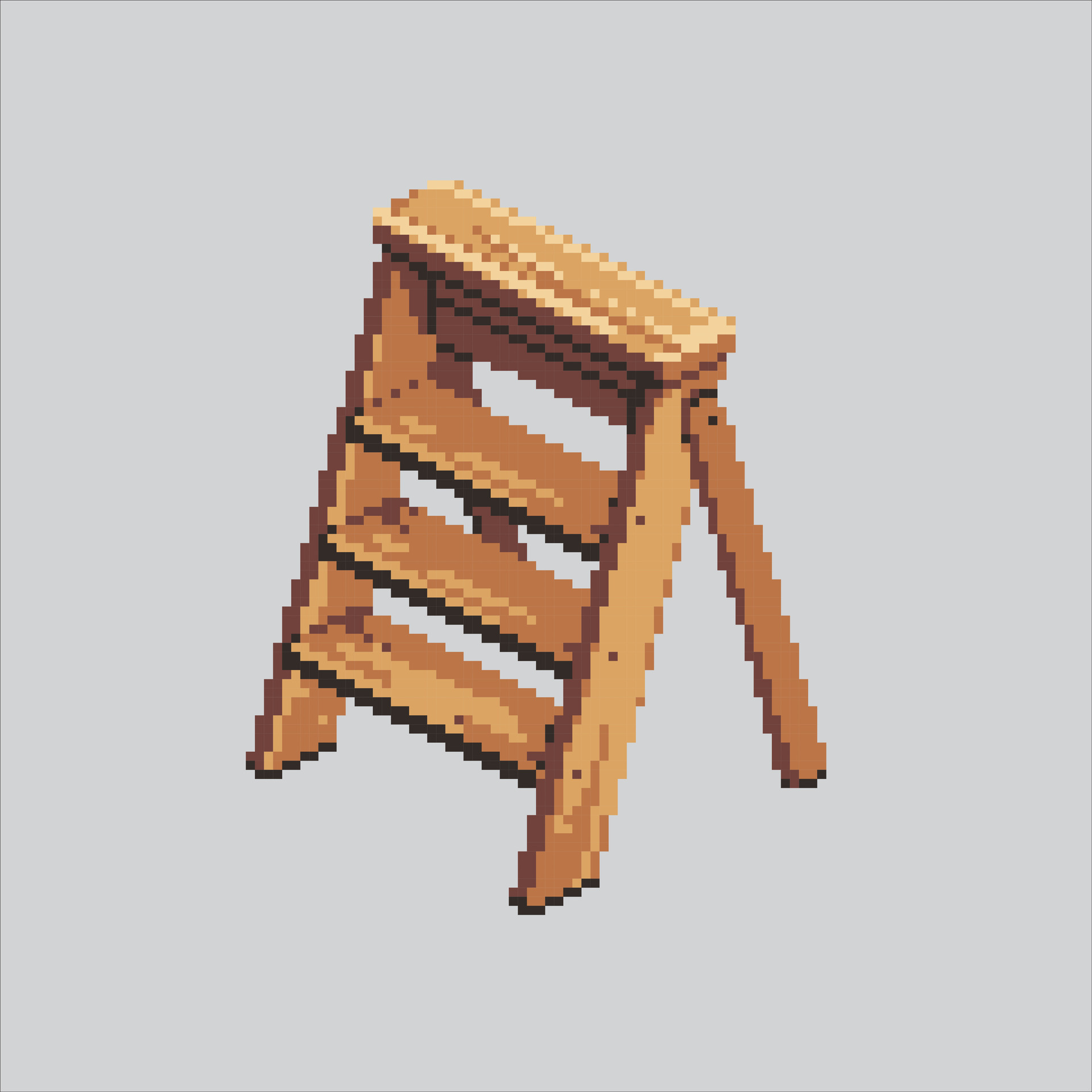 Pixel art illustration Ladder. Pixelated Library Ladder. Library Ladder ...