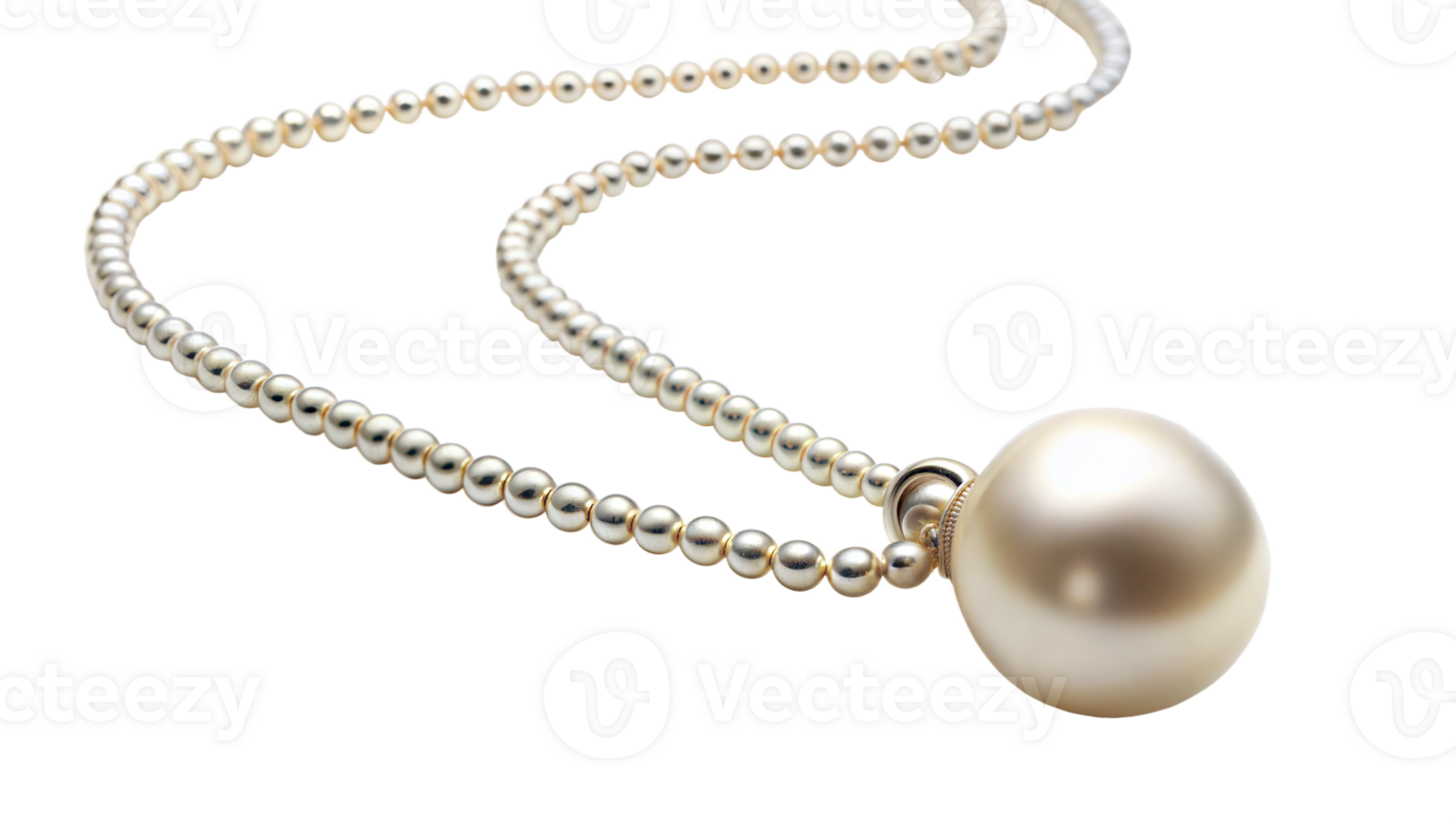 Pearl necklace isolated on transparent background 49236878 PNG