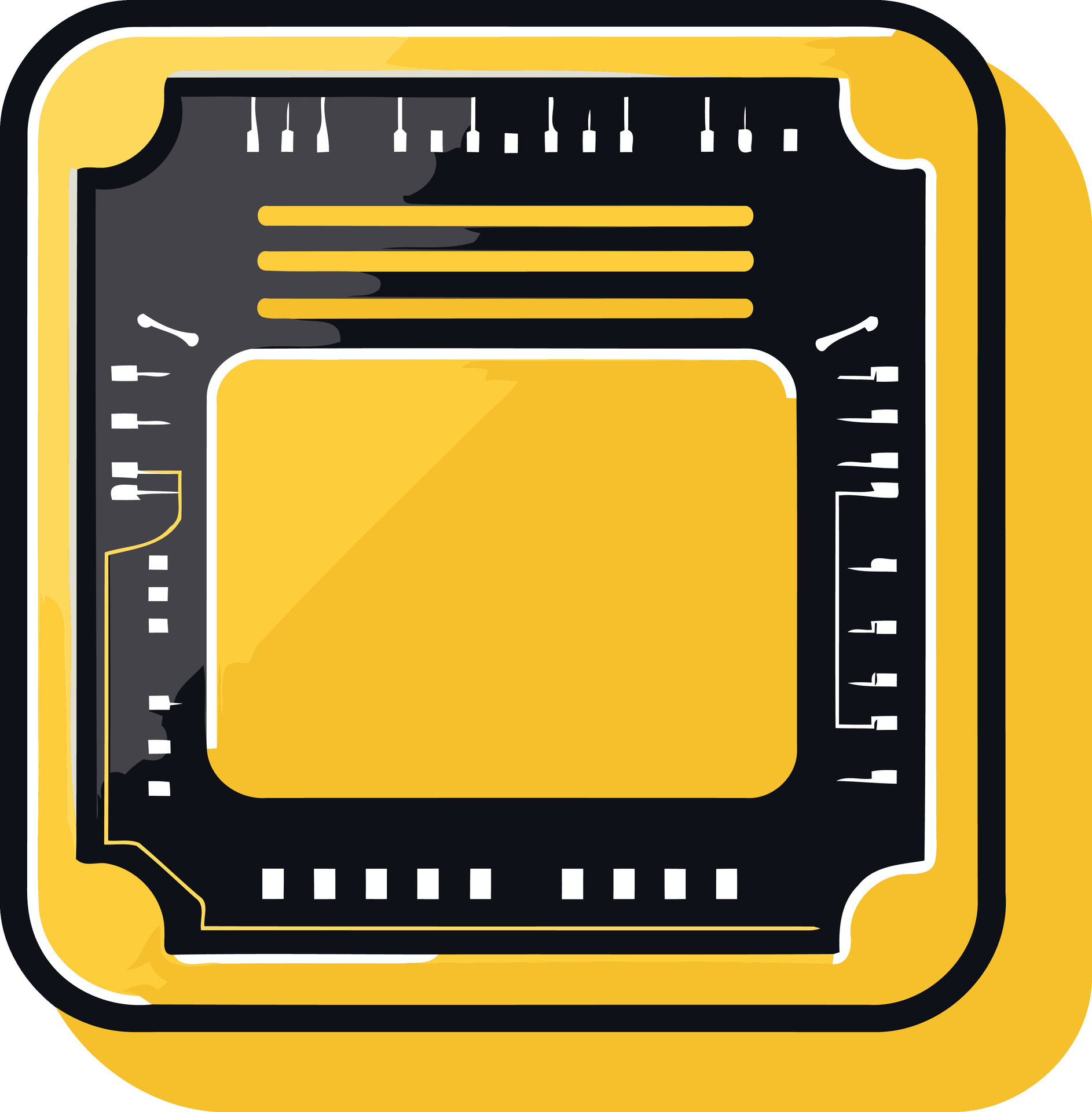 Illustration Of A Microchip 49243170 Vector Art At Vecteezy