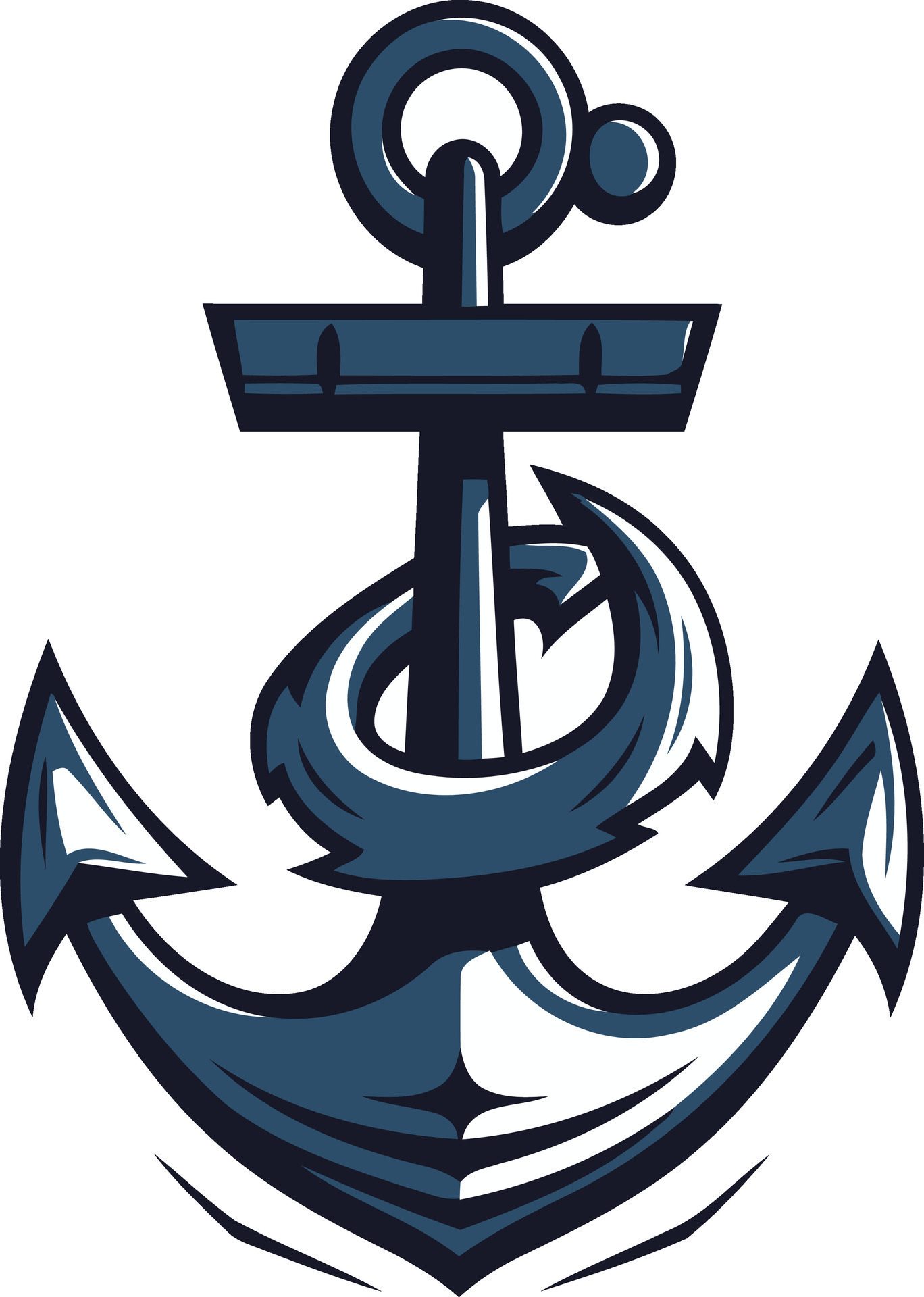 Bold and stylish anchor logo, perfect for nautical brands, maritime ... Bold and stylish anchor logo, perfect for nautical brands, maritime ...