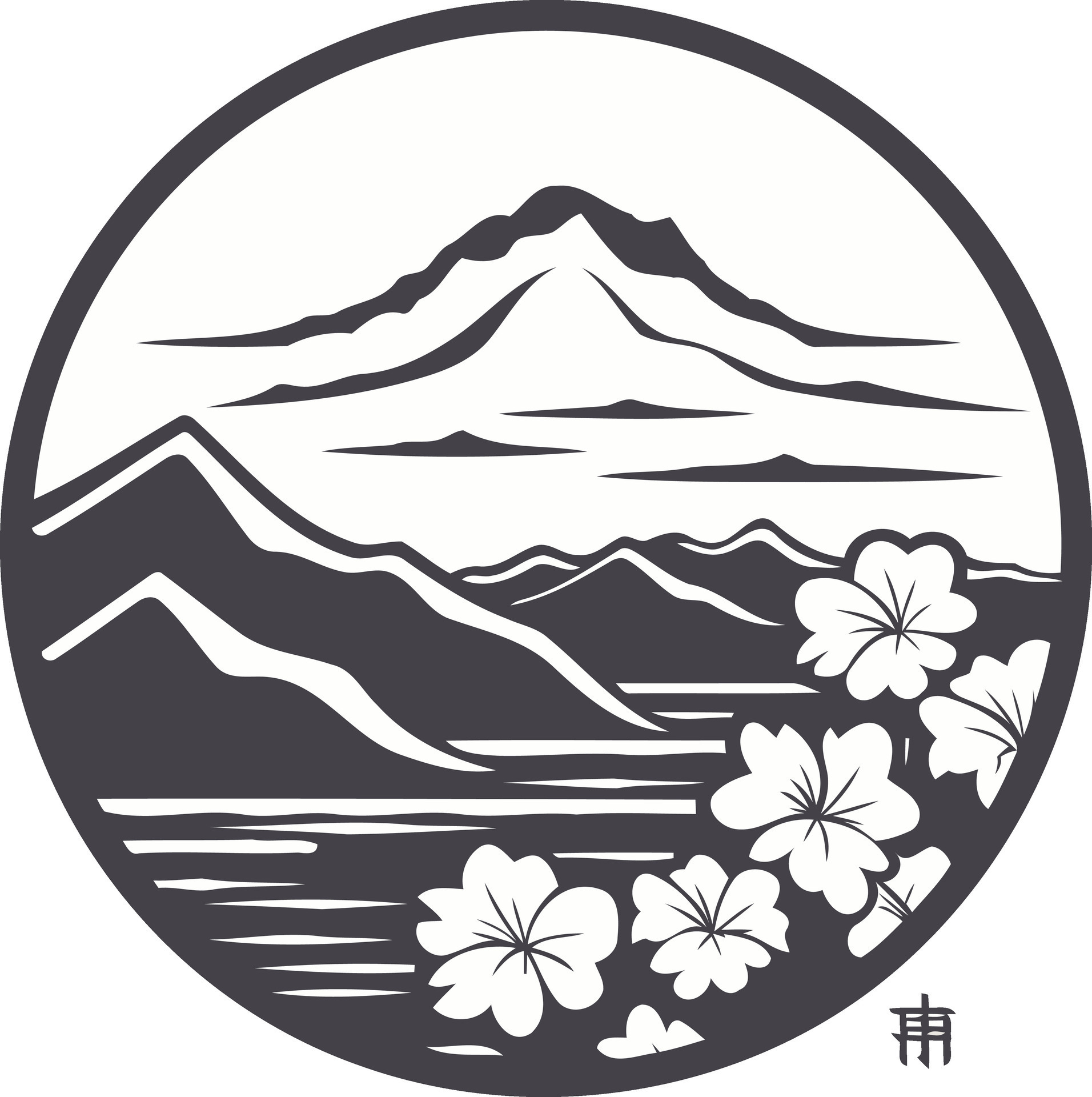 Mount Fuji with Cherry Blossoms and Water 49250793 Vector Art at Vecteezy