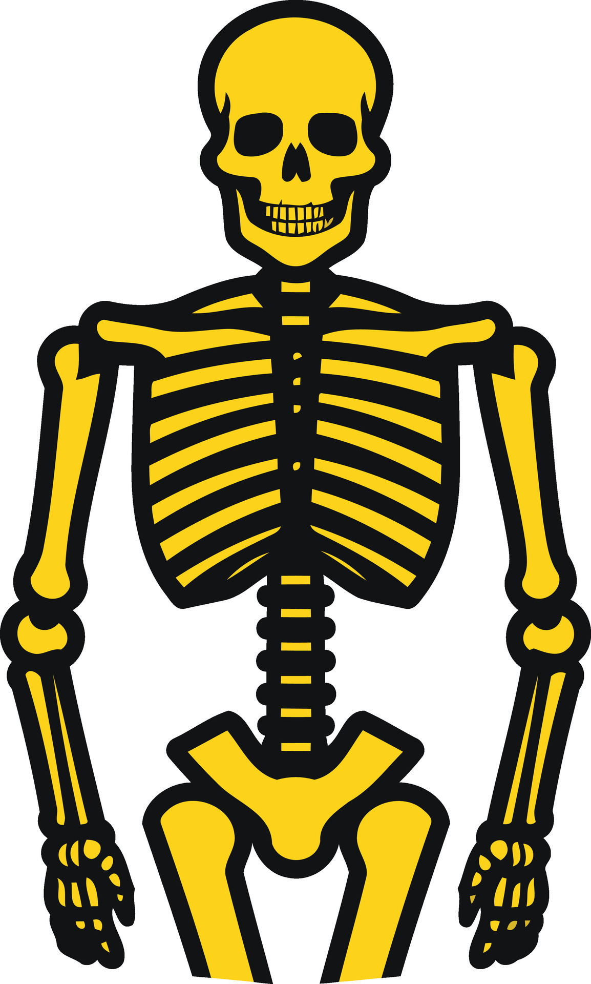 Yellow Skeleton Illustration 49253482 Vector Art at Vecteezy